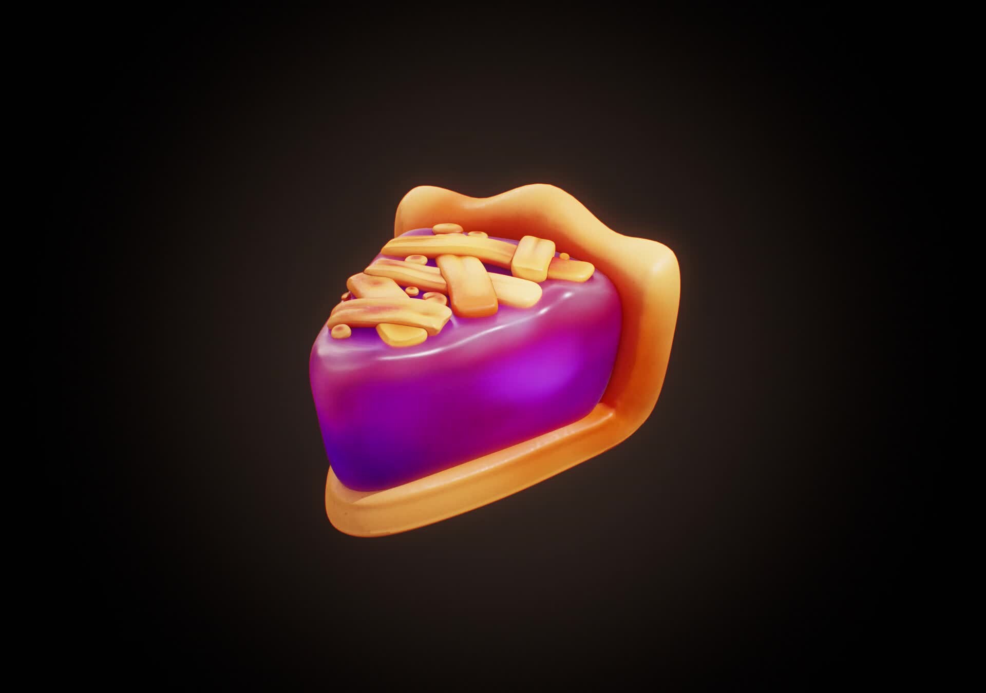 ArtStation - 3D Stylized Food - Fan art