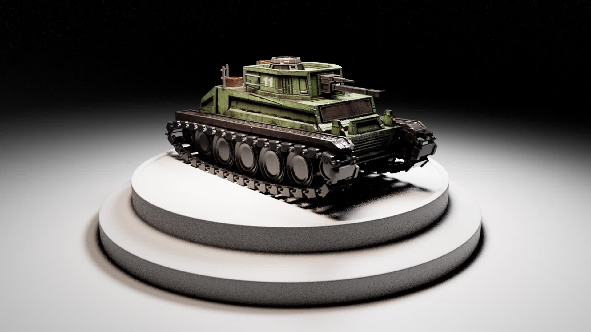 ArtStation - 3D Tank model