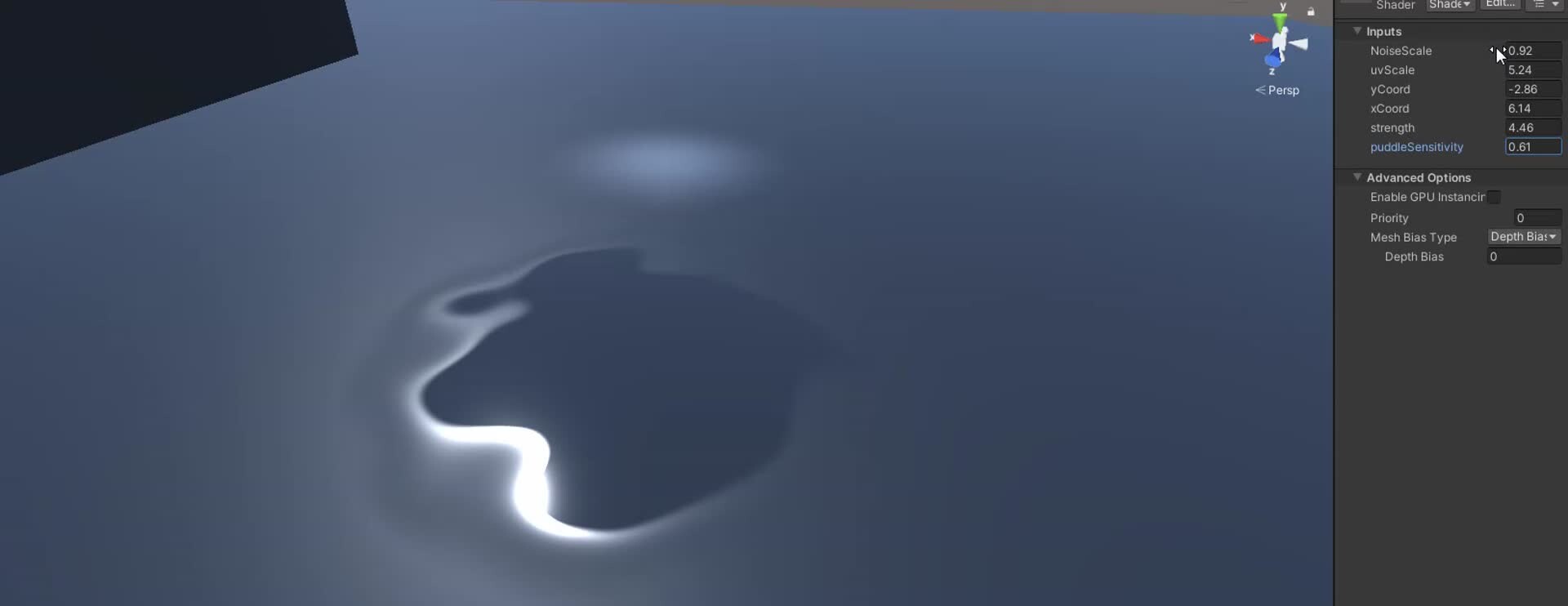 ArtStation - Procedural Puddle Decal