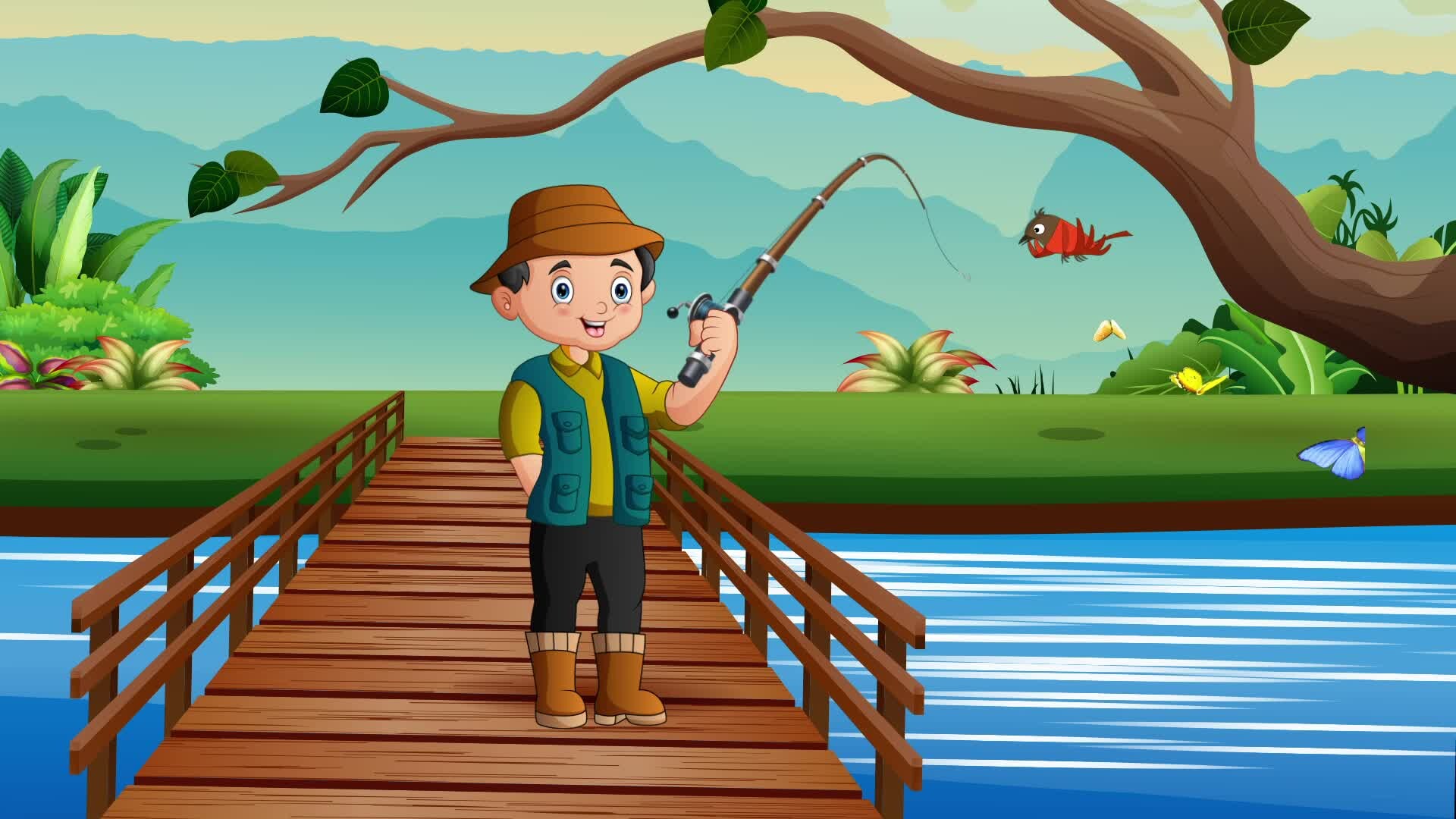 ArtStation - 2D Animation Intro For "Marlin Fish Game"