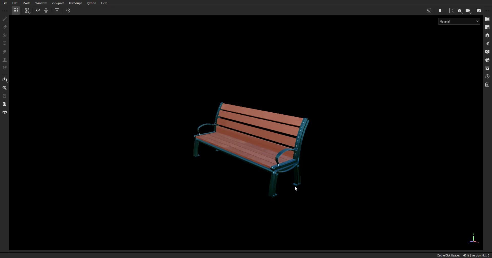 ArtStation - Bench 3D Model