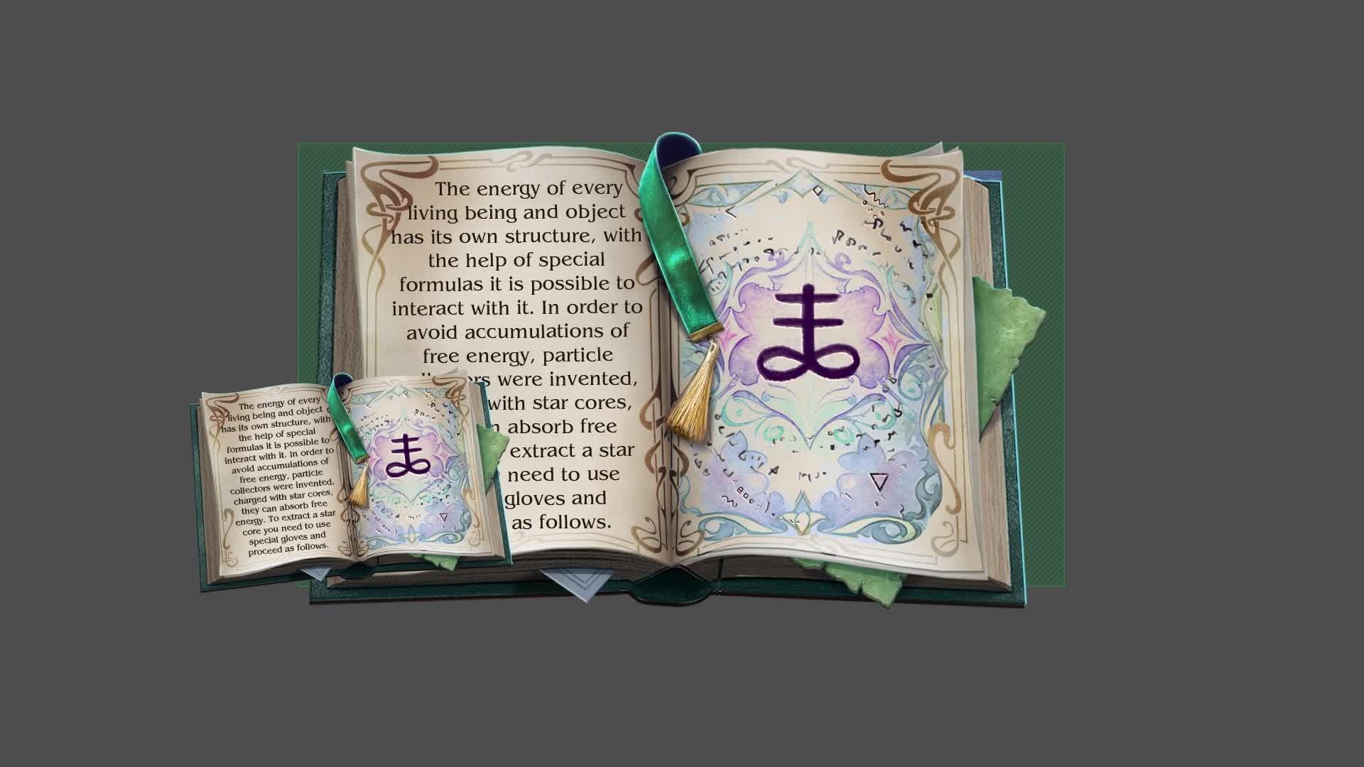 ArtStation - book of magic symbols
