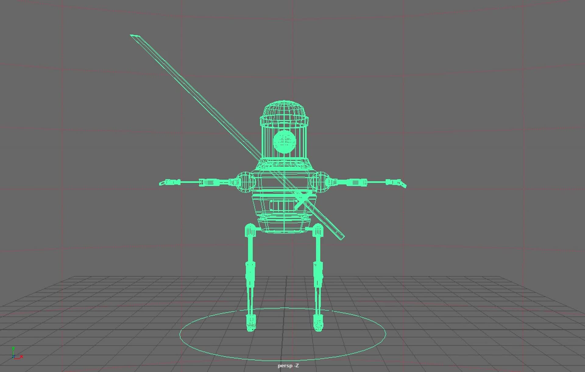 ArtStation - Rigg Robot Maya