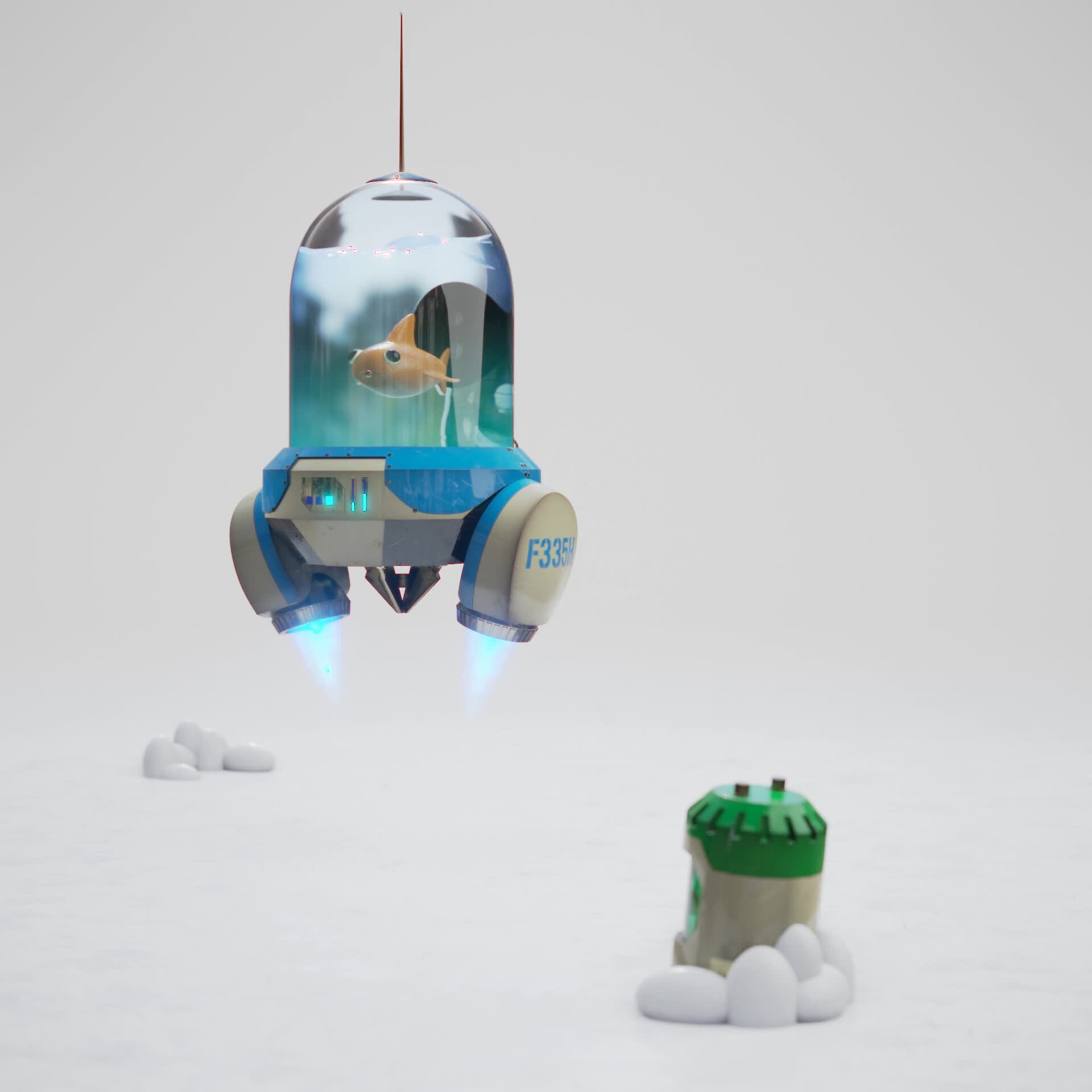 ArtStation - Fish-Bot CG-Boost Assignment