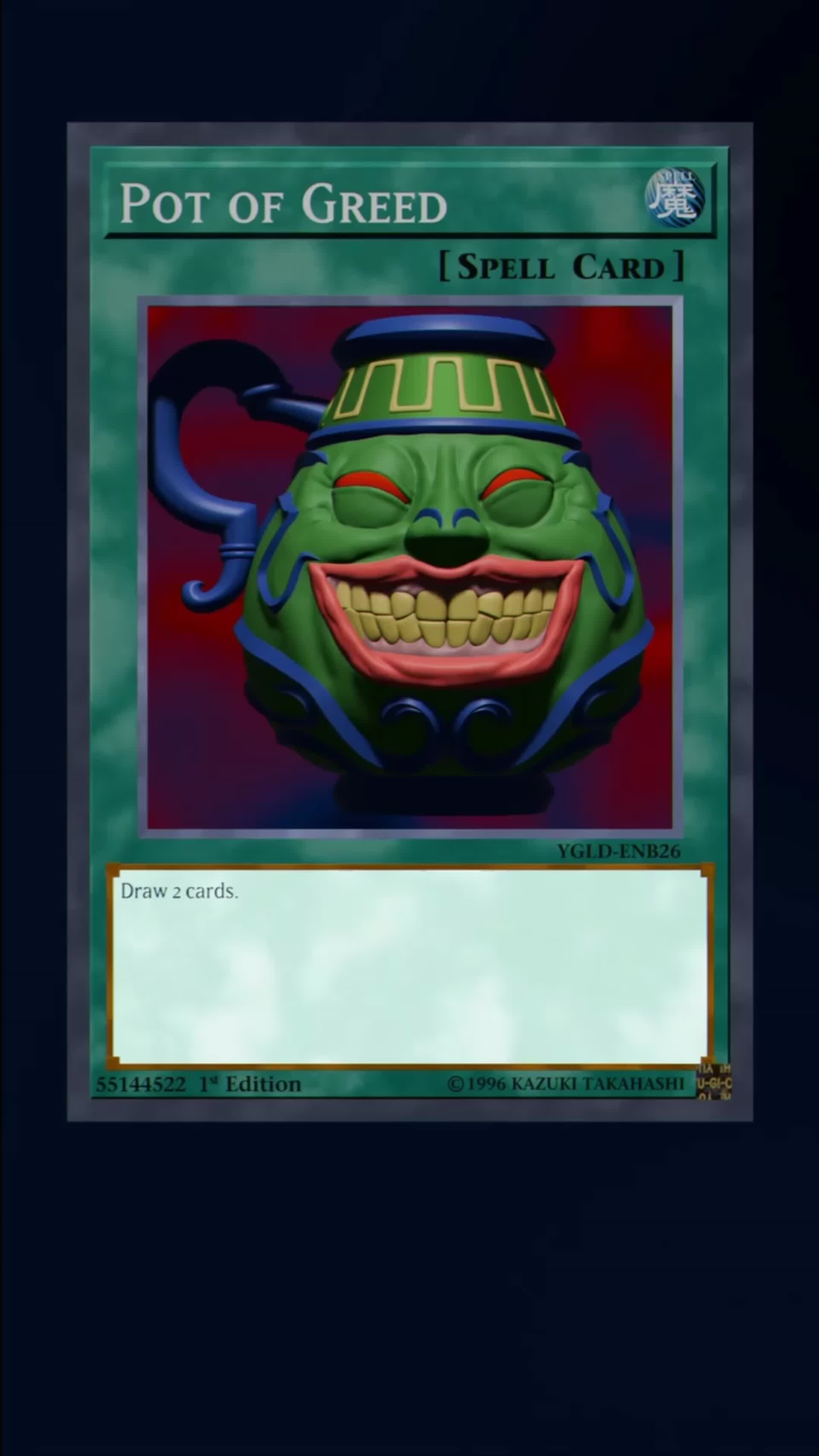ArtStation - Pot of Greed - Yu-Gi-Oh!