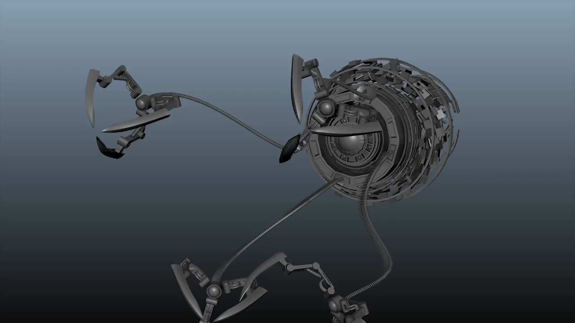 ArtStation - Eldritch Machine Rig/Animation showcase