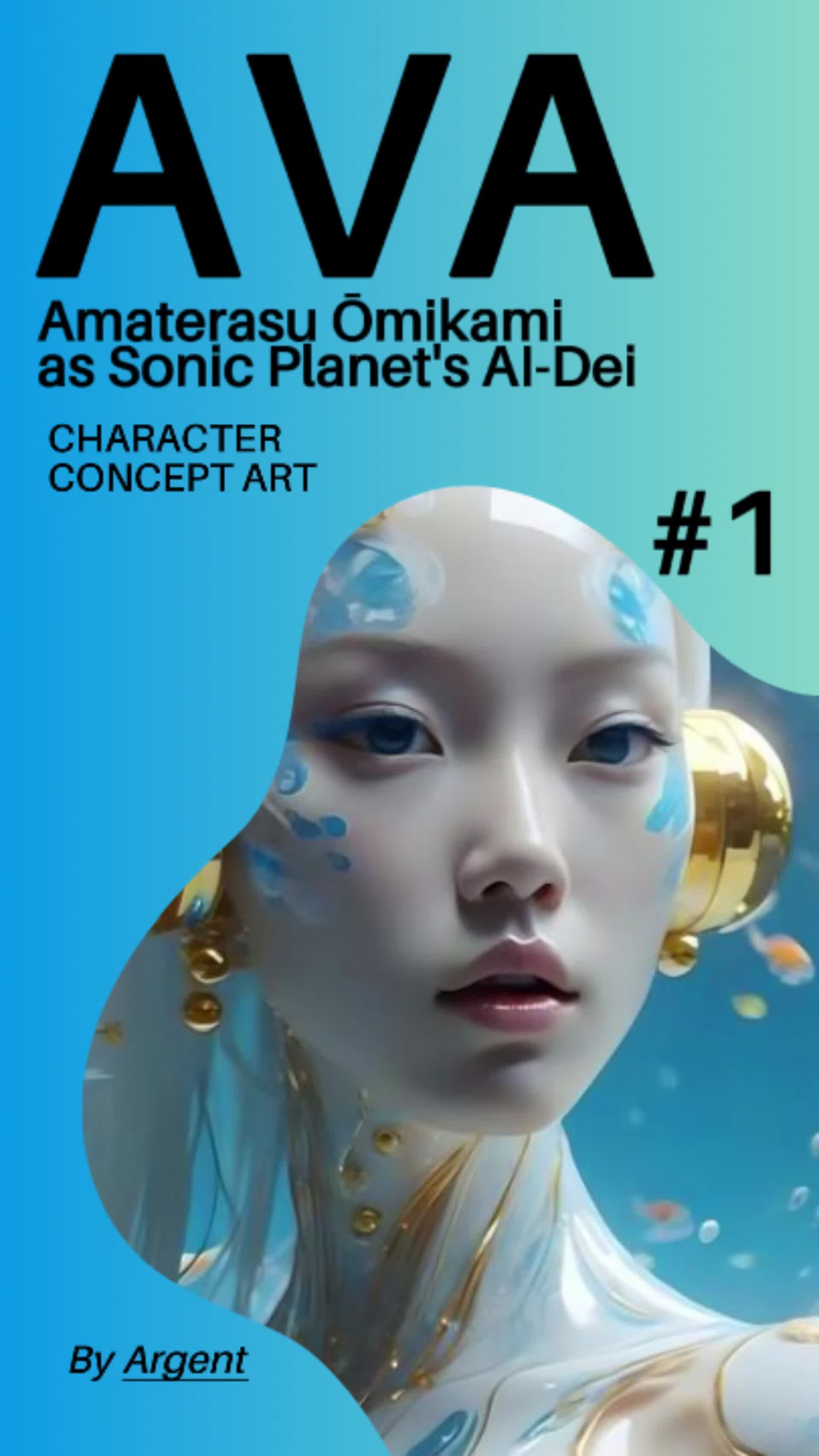 ArtStation - Amaterasu Ōmikami as AI-Dei AVA