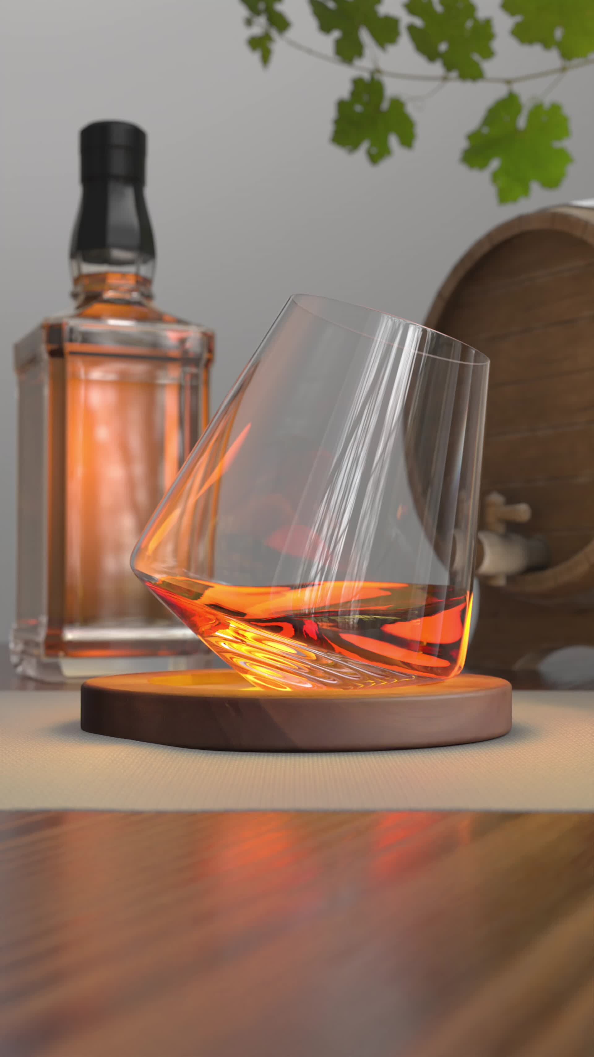 ArtStation - Whiskey Simulation (Blender | Houdini)