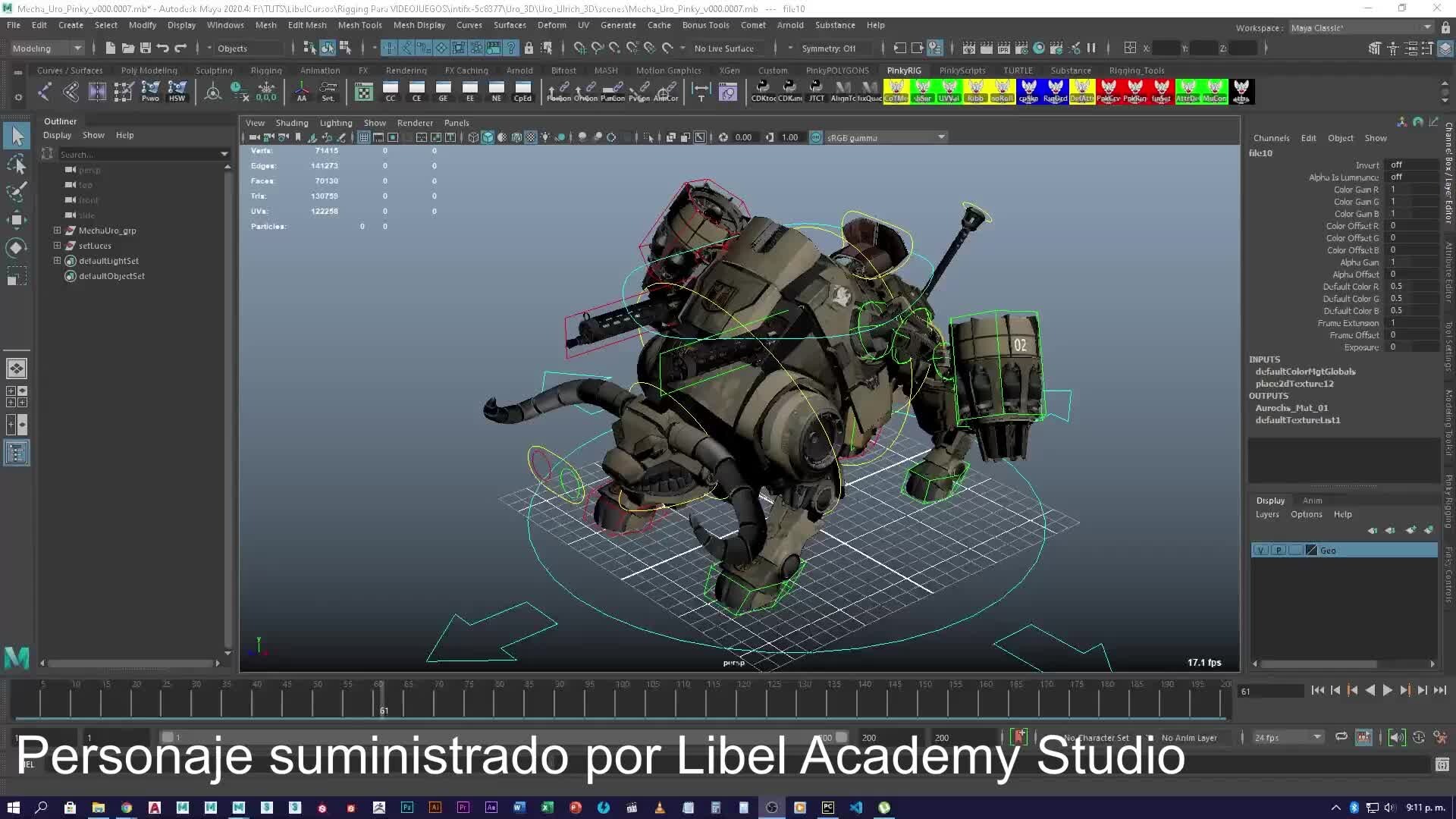 ArtStation - Rigging Mecha Uro
