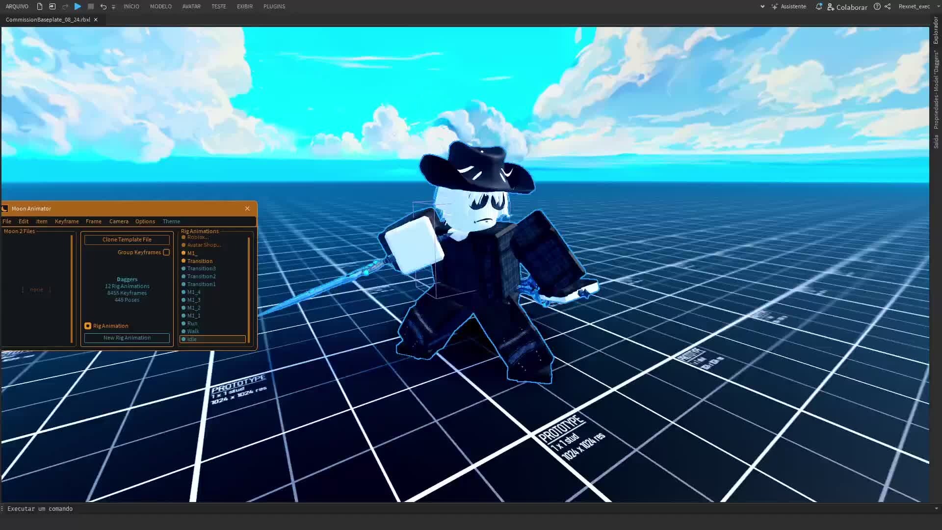 Albert - Character Main Daggers Animation