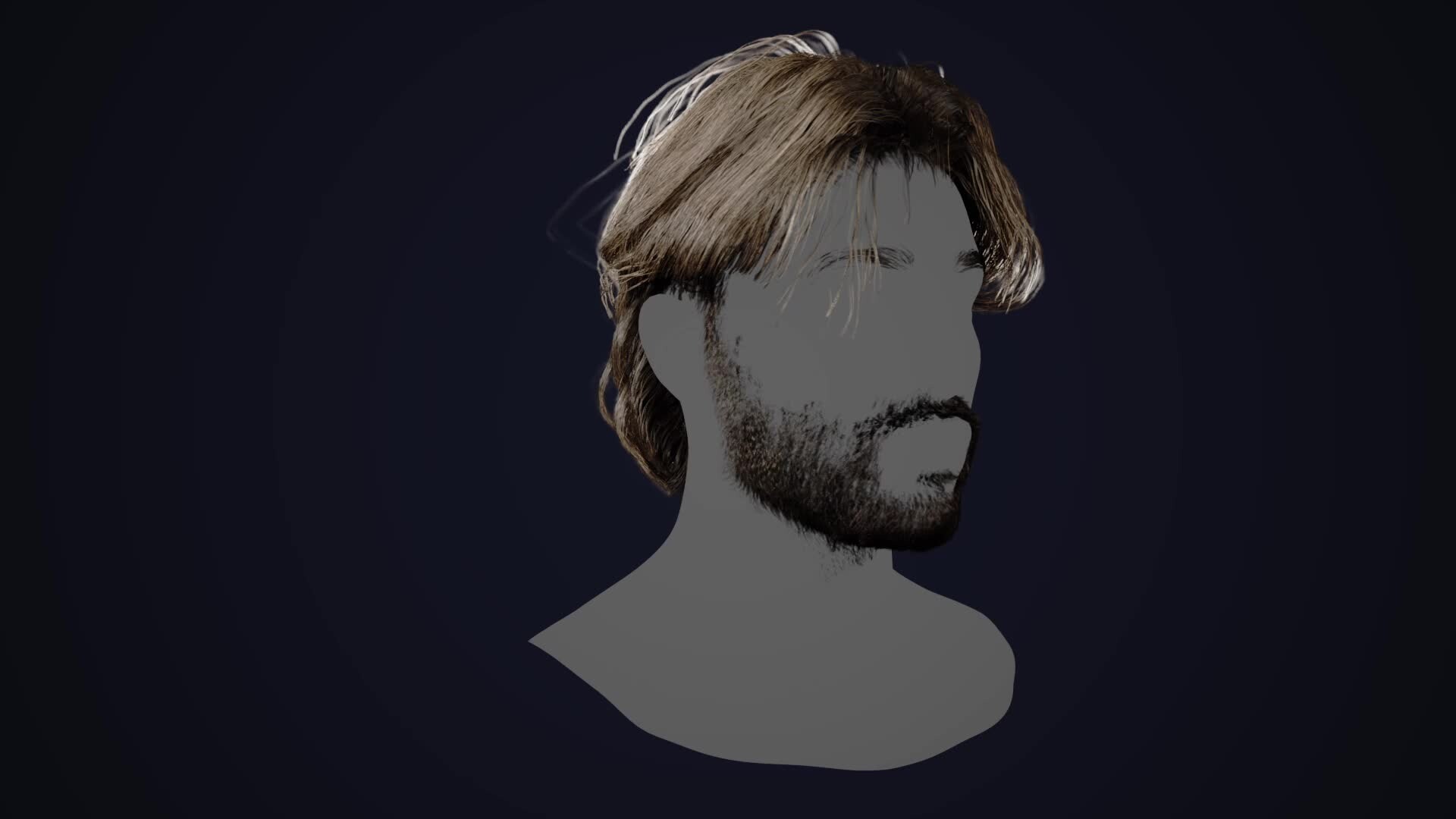 ArtStation - Jensen Ackles Inspired Hair Groom