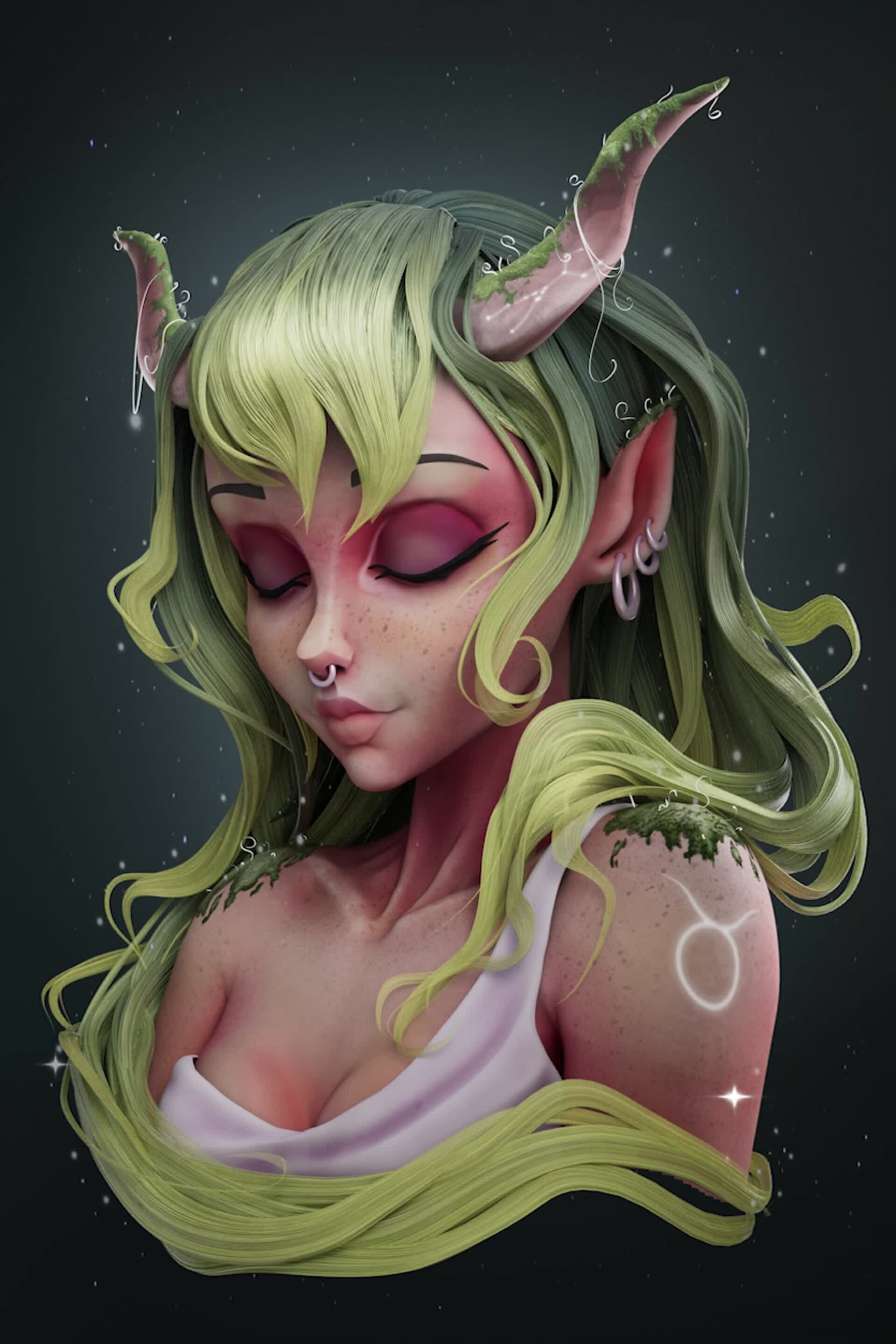ArtStation - taurus girl