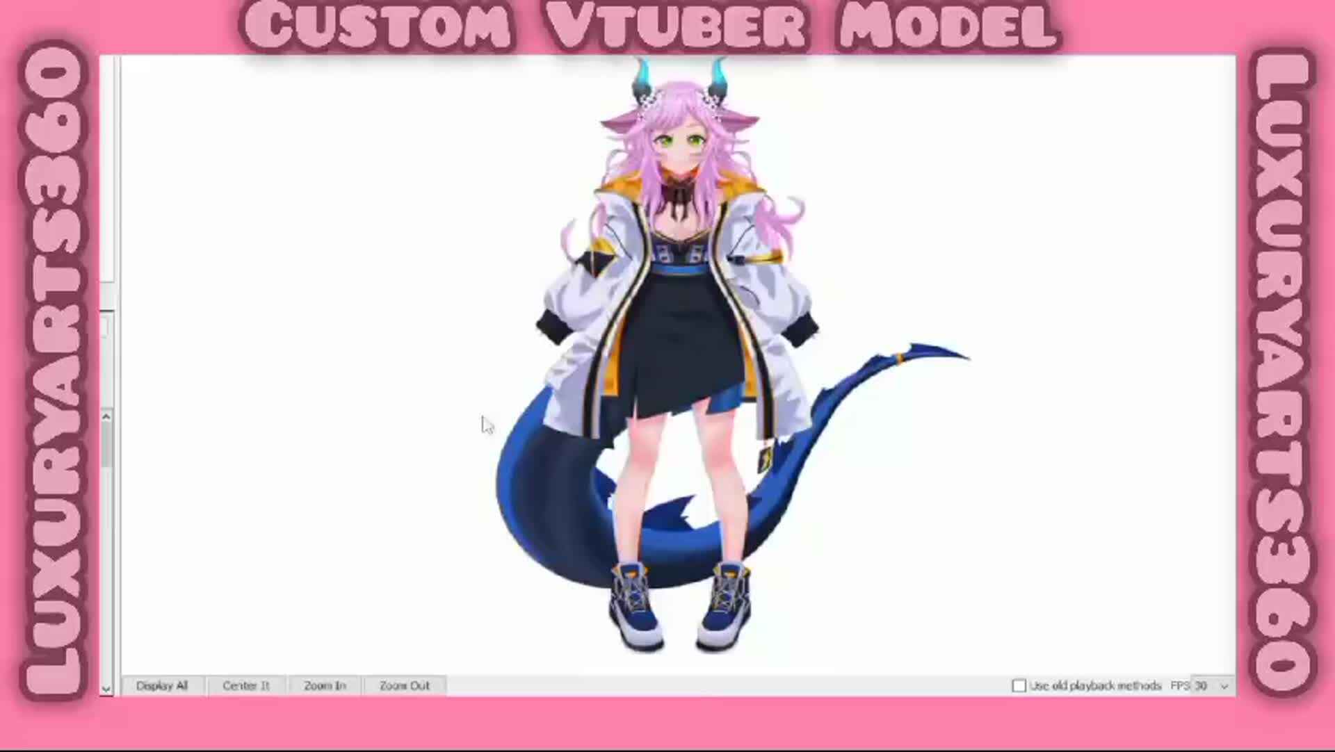 ArtStation - Custom 3D Vtuber Model
