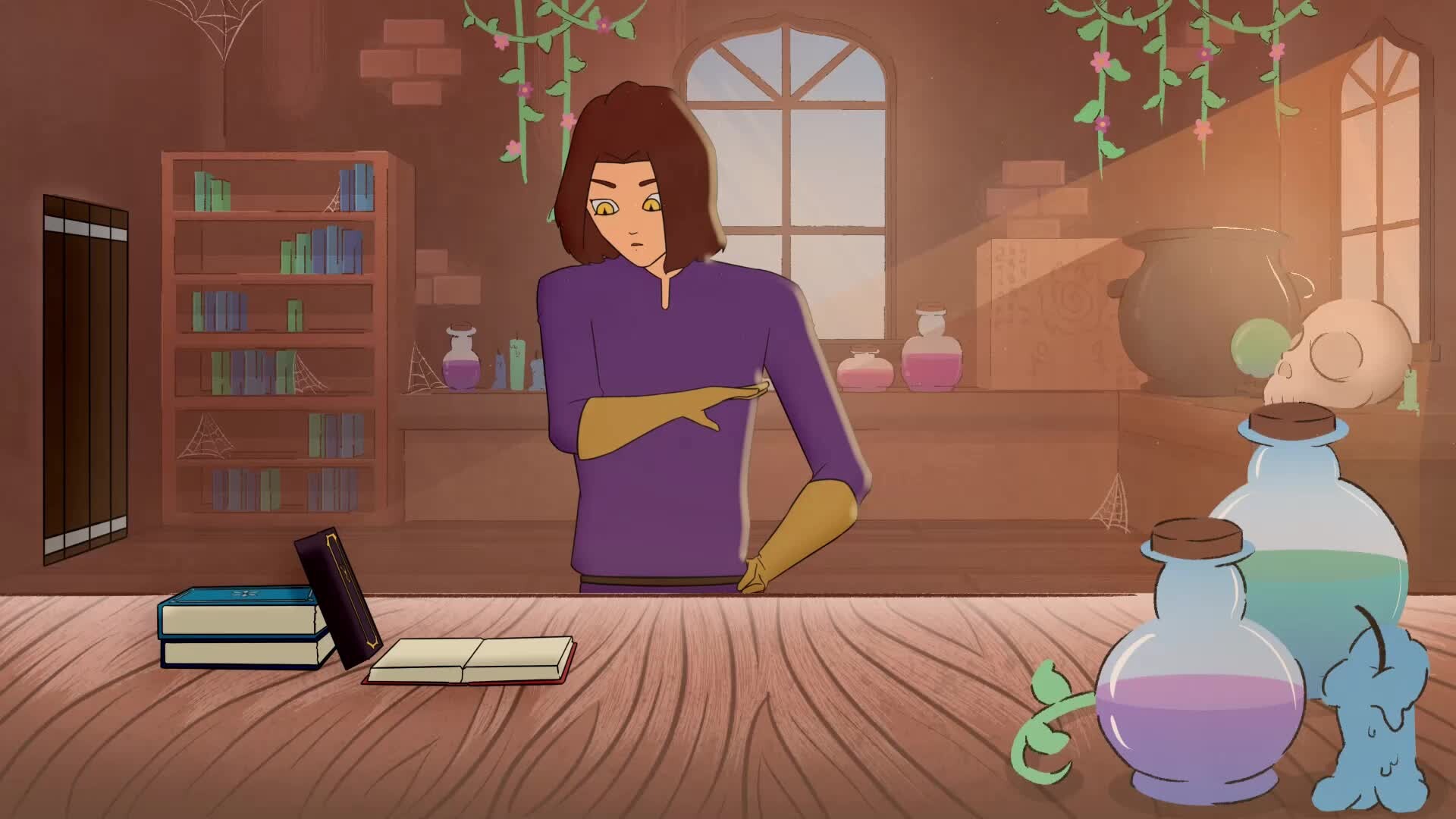 ArtStation - Wizard OC Animation Part 2