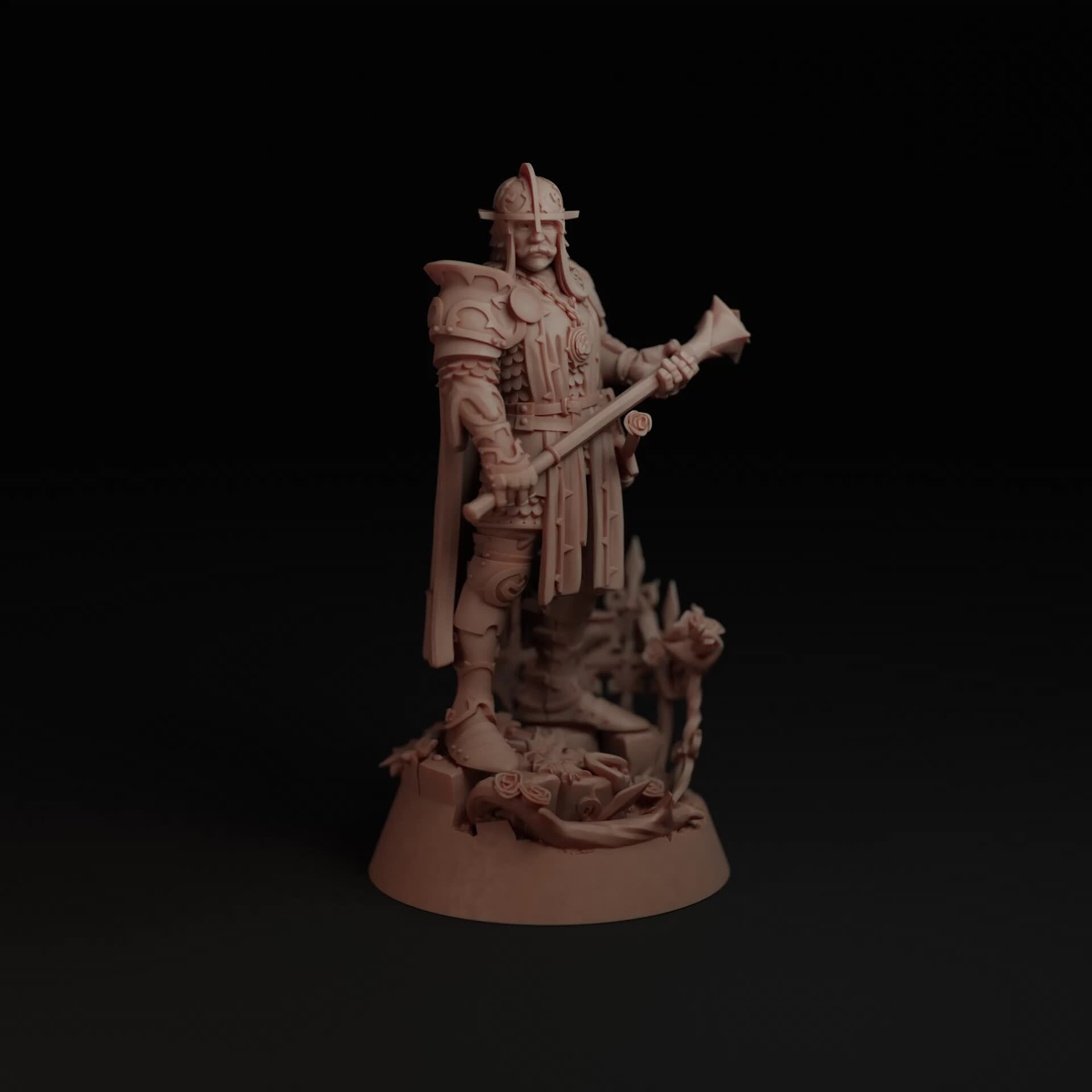 ArtStation - Anslem of Altkescht - Paragon of Thorns - 32mm Paladin ...