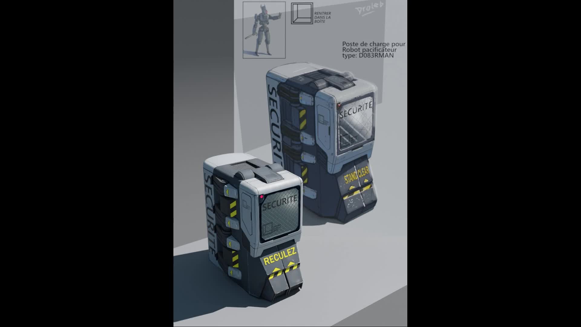 ArtStation - Security box concept