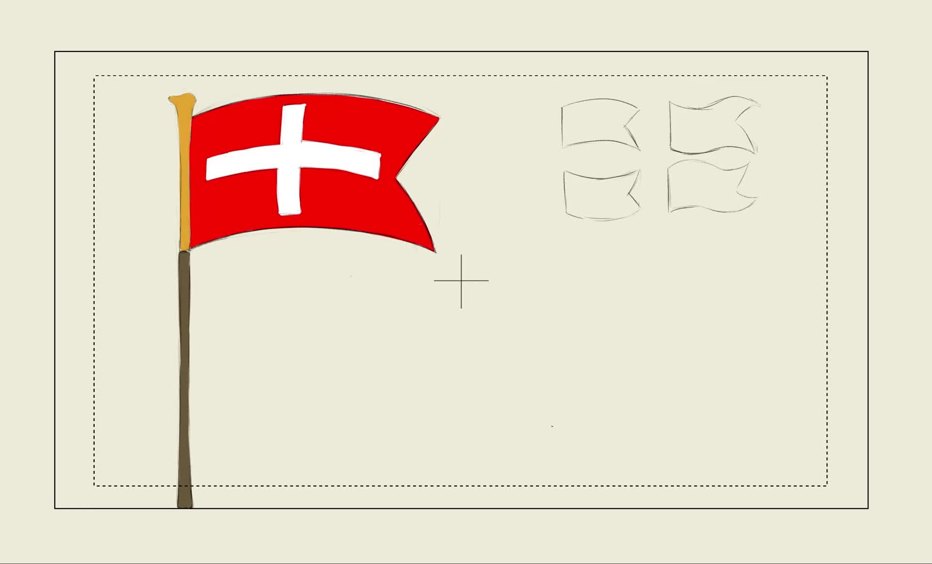 ArtStation - Flag Animation Practice