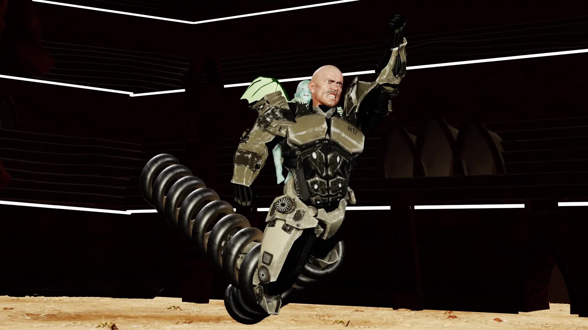 ArtStation - 2024 Reallusion 3D Character Contest - Bouncer Man