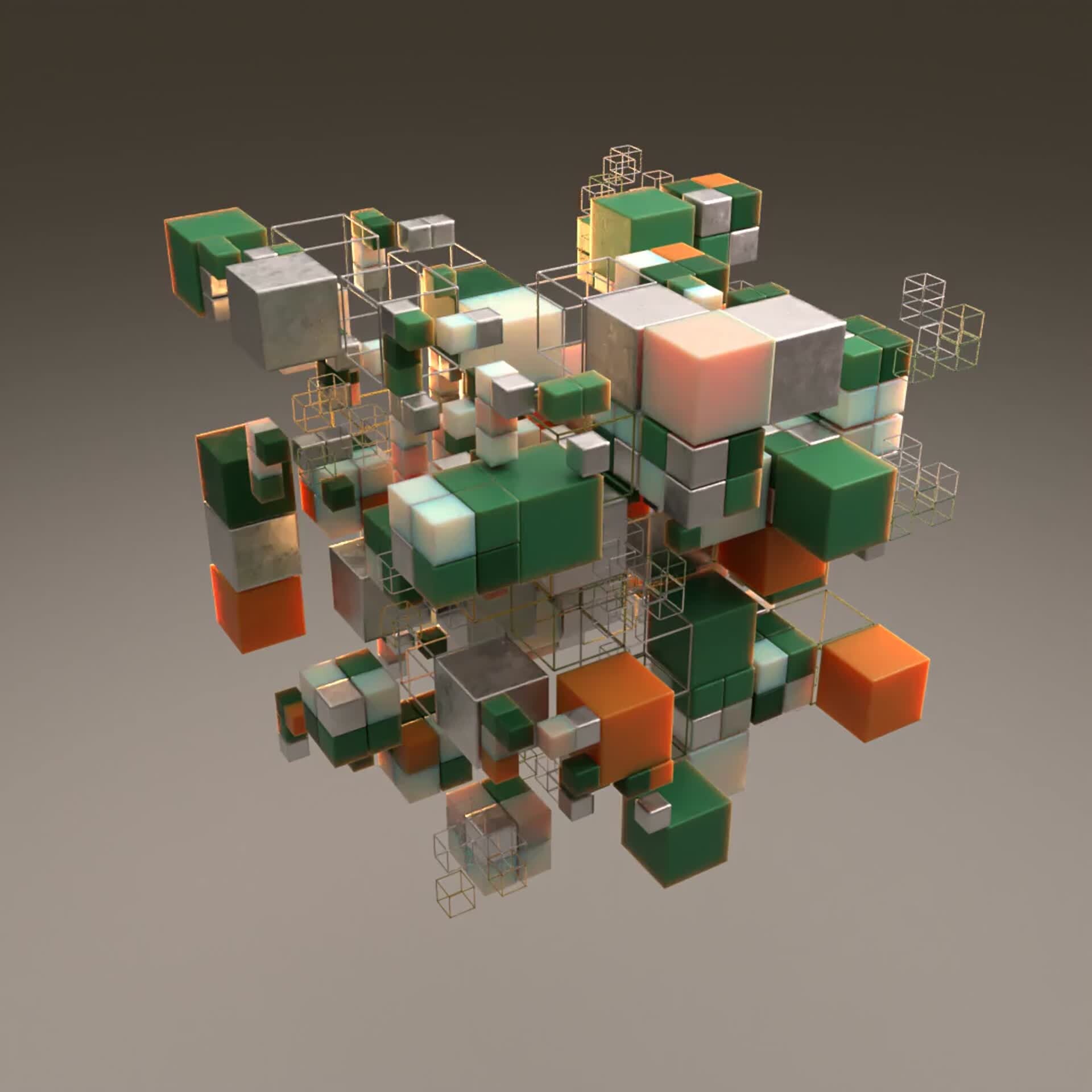 ArtStation - Cubes within a cube