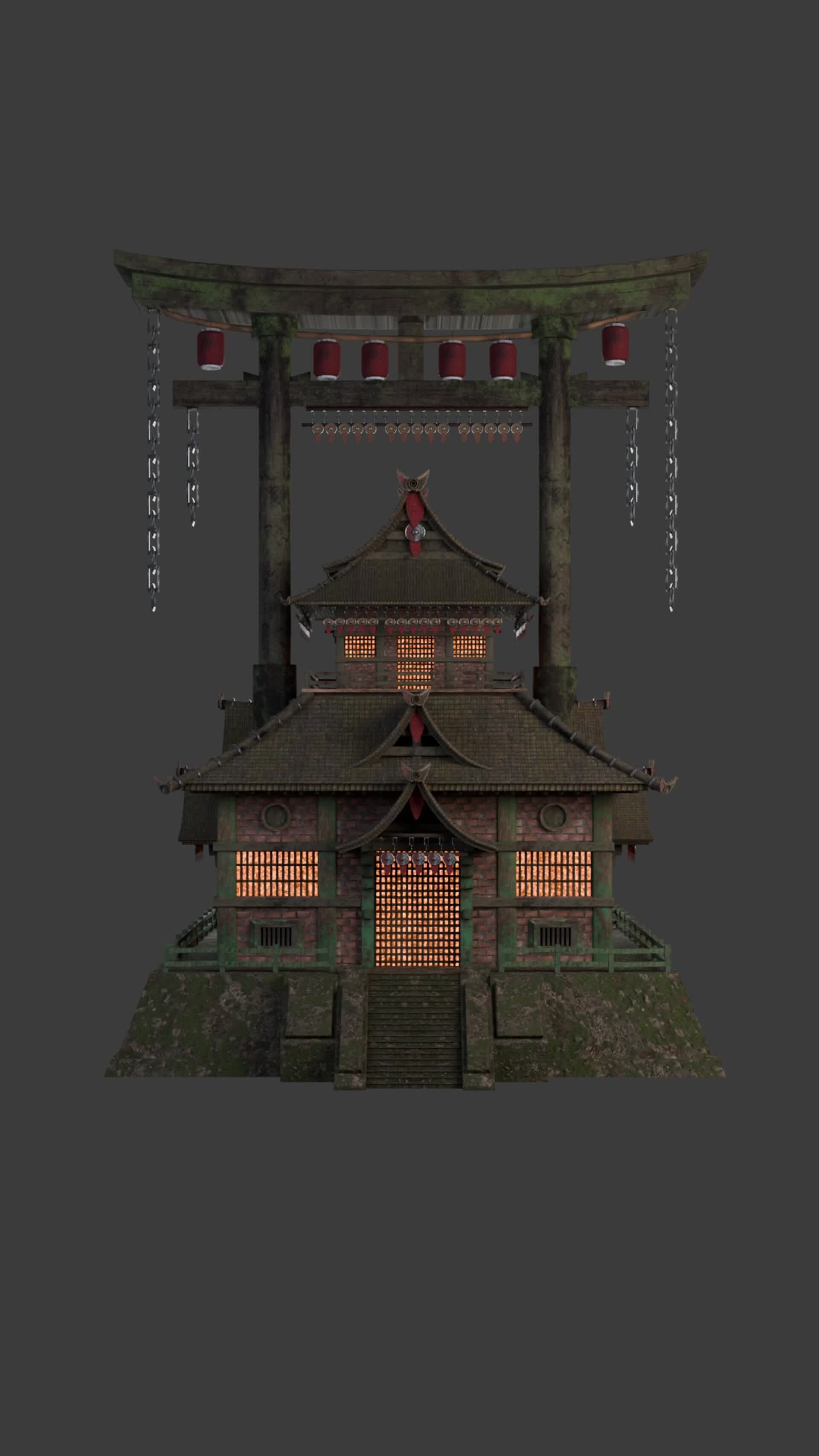 ArtStation - turn of a tower for mizuki project