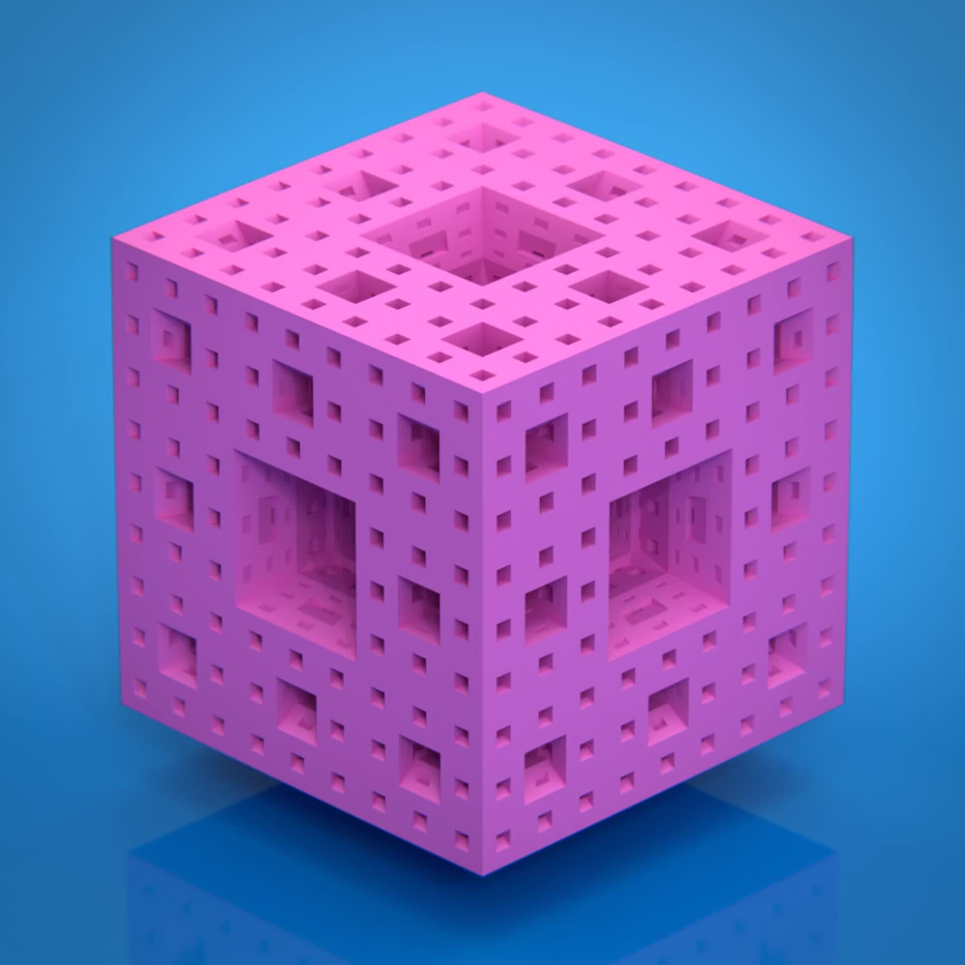ArtStation - 4D Menger Sponge