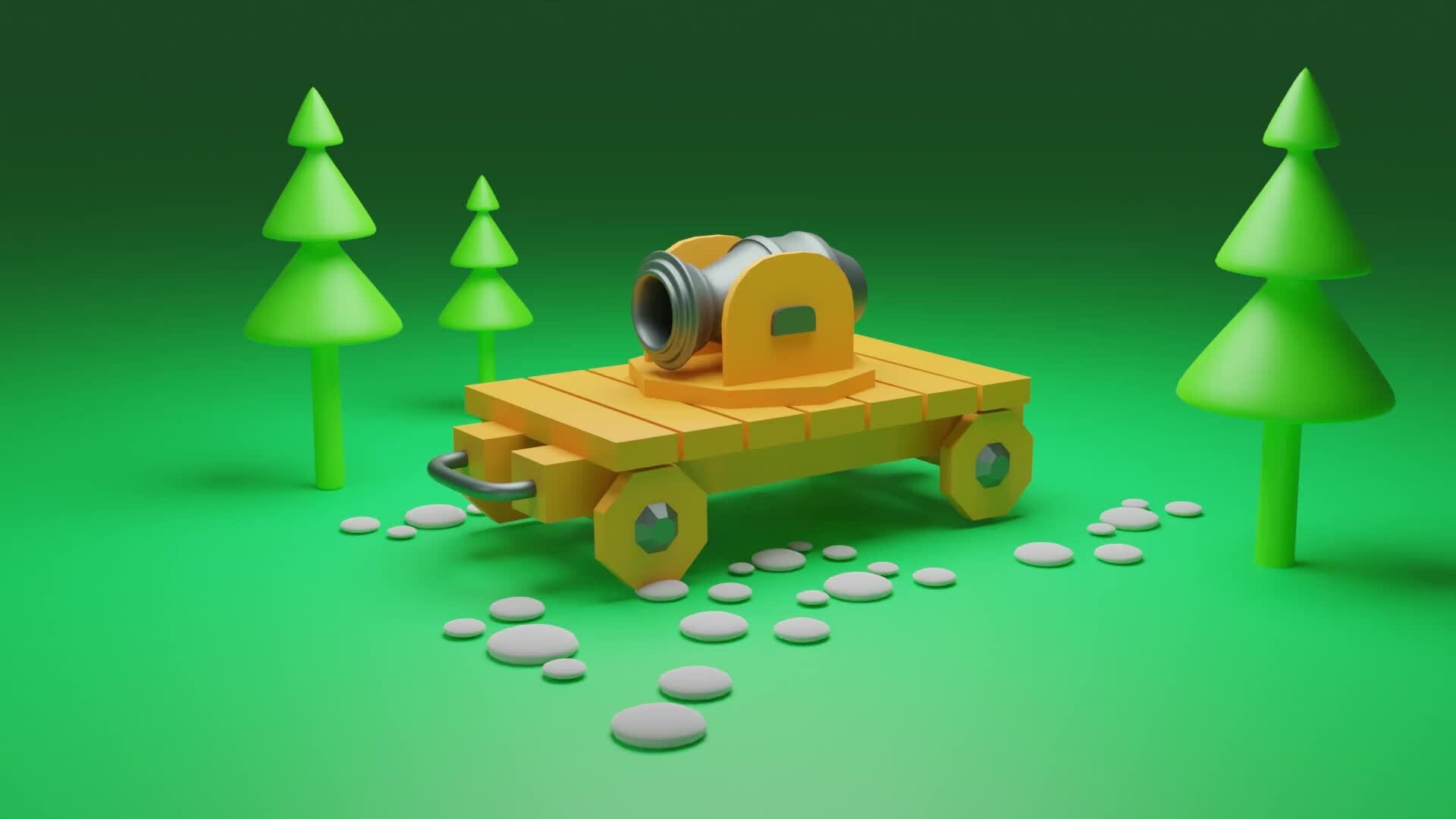 ArtStation - 3d cannon modeling & animation