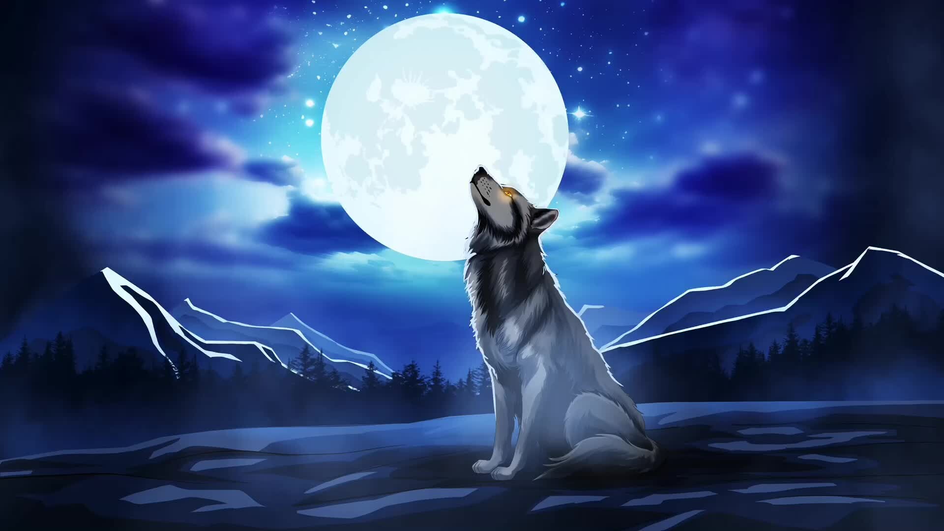 ArtStation - 2D WOLF ANIMATION