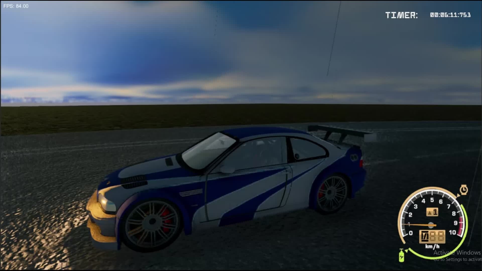 ArtStation - Custom Physics Car Remake NFS 2005