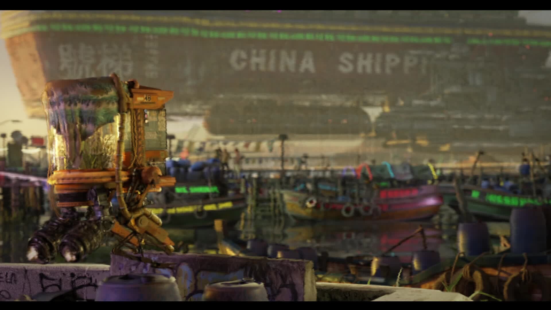 ArtStation - Shipping Town