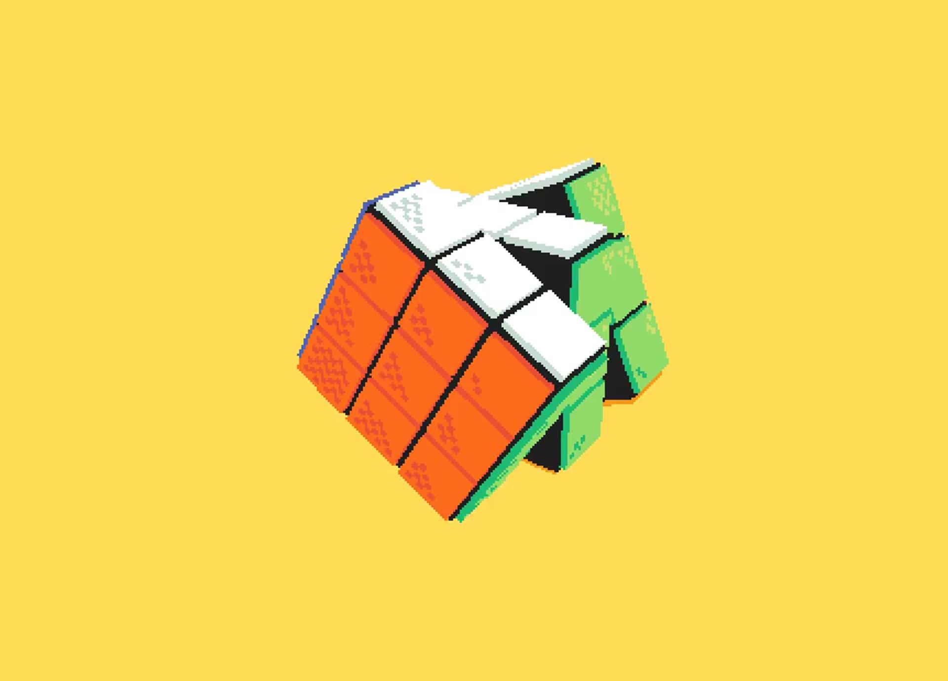 ArtStation - Rubik's cube lowpoly
