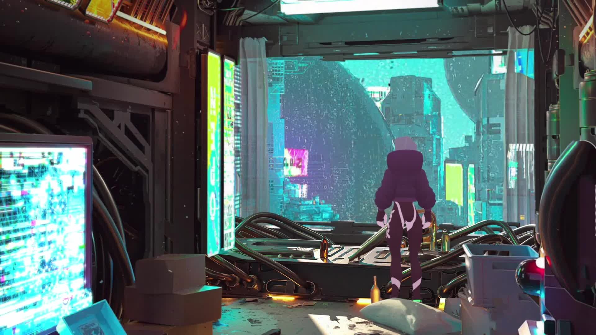 ArtStation - 2.5D Cyberpunk