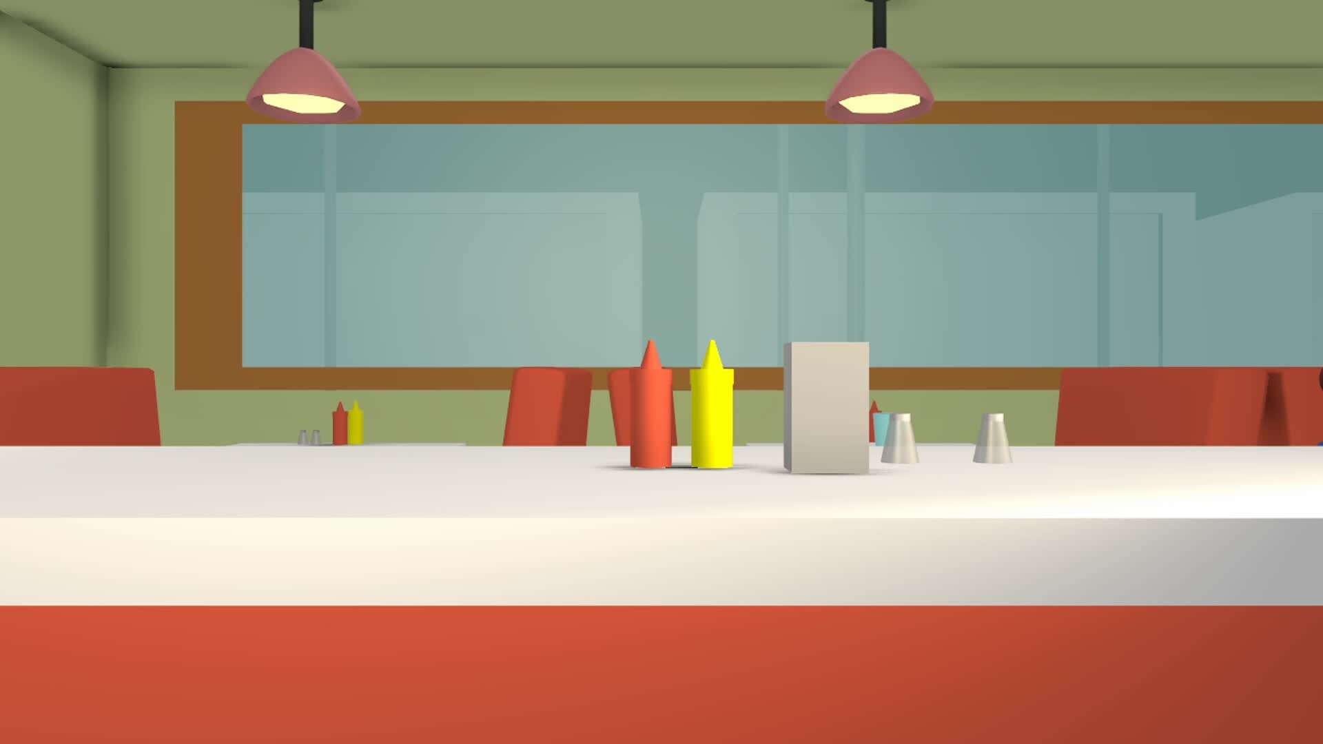 ArtStation - Mr. Buttons Diner Animation