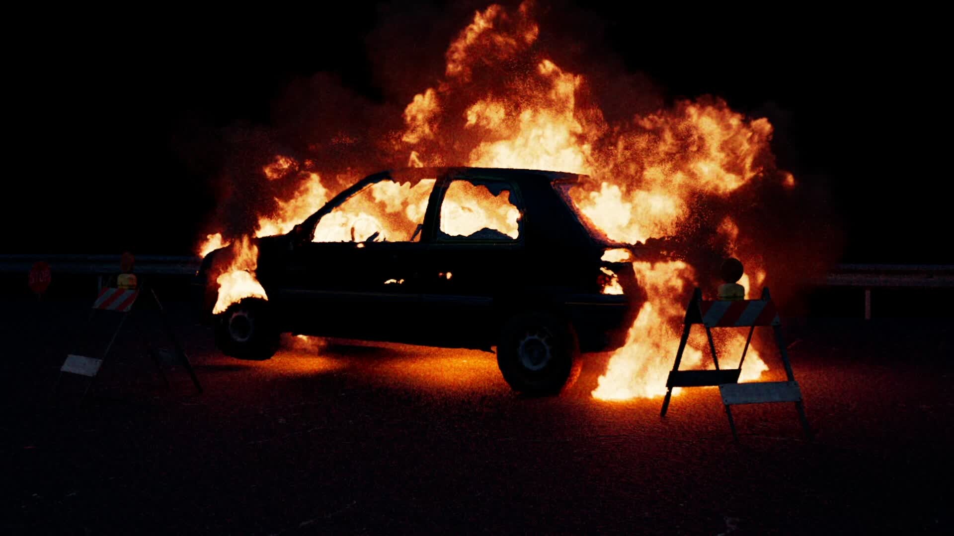 ArtStation - Car Fire - Houdini