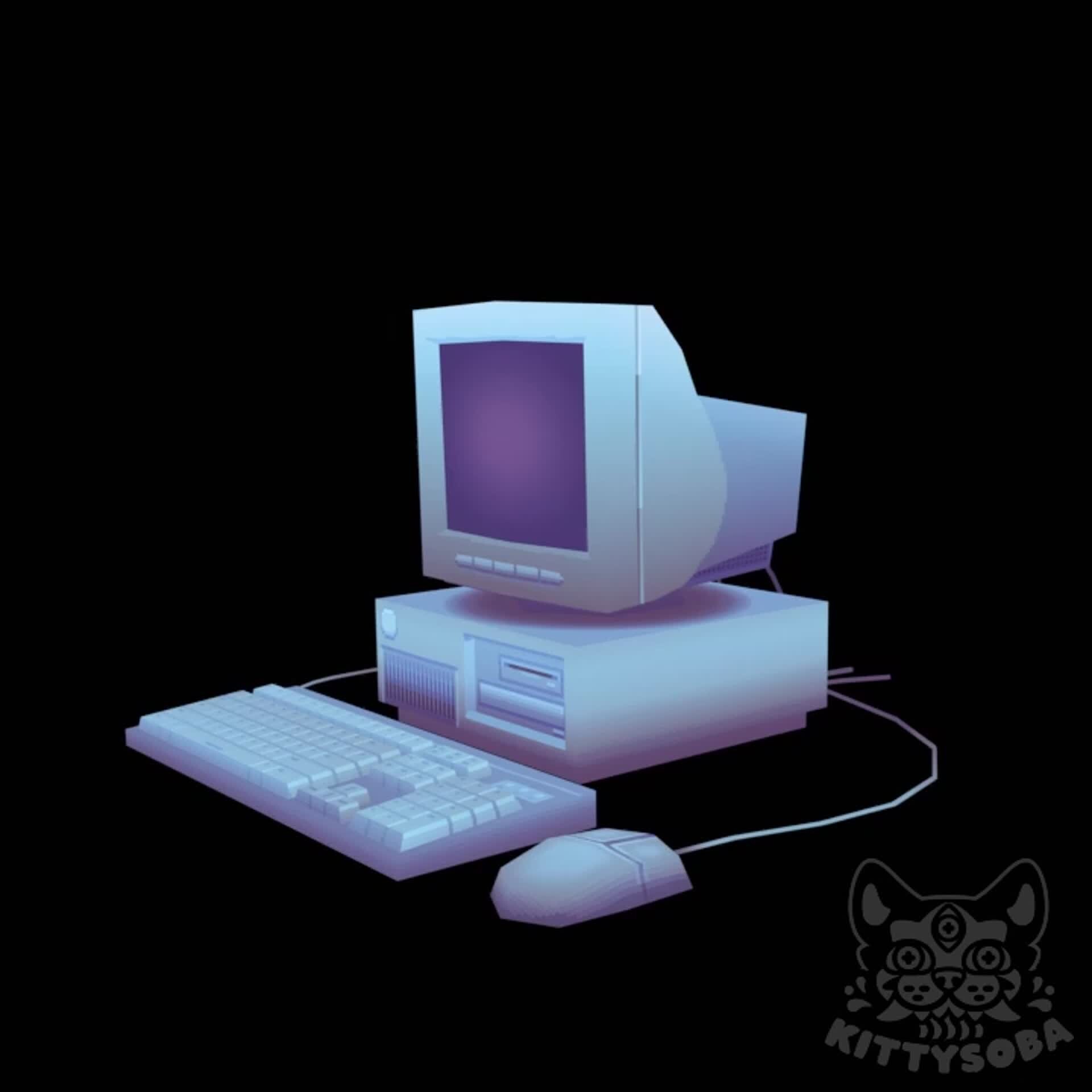 ArtStation - 90s Computer