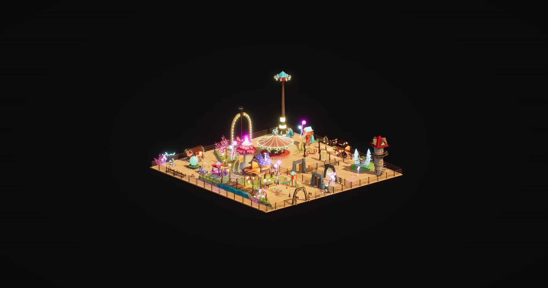 ArtStation - 3D Fantasy Plot Game Environment