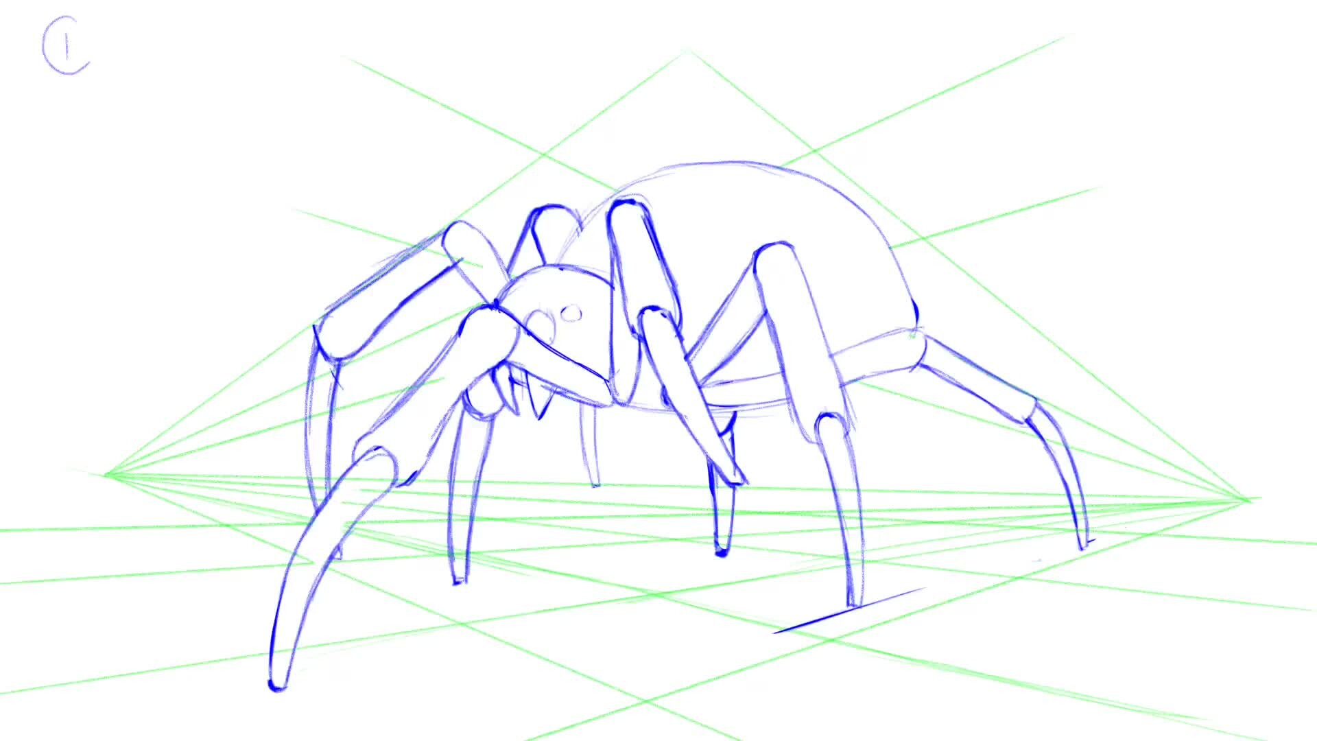 ArtStation - Spider Walk Cycle