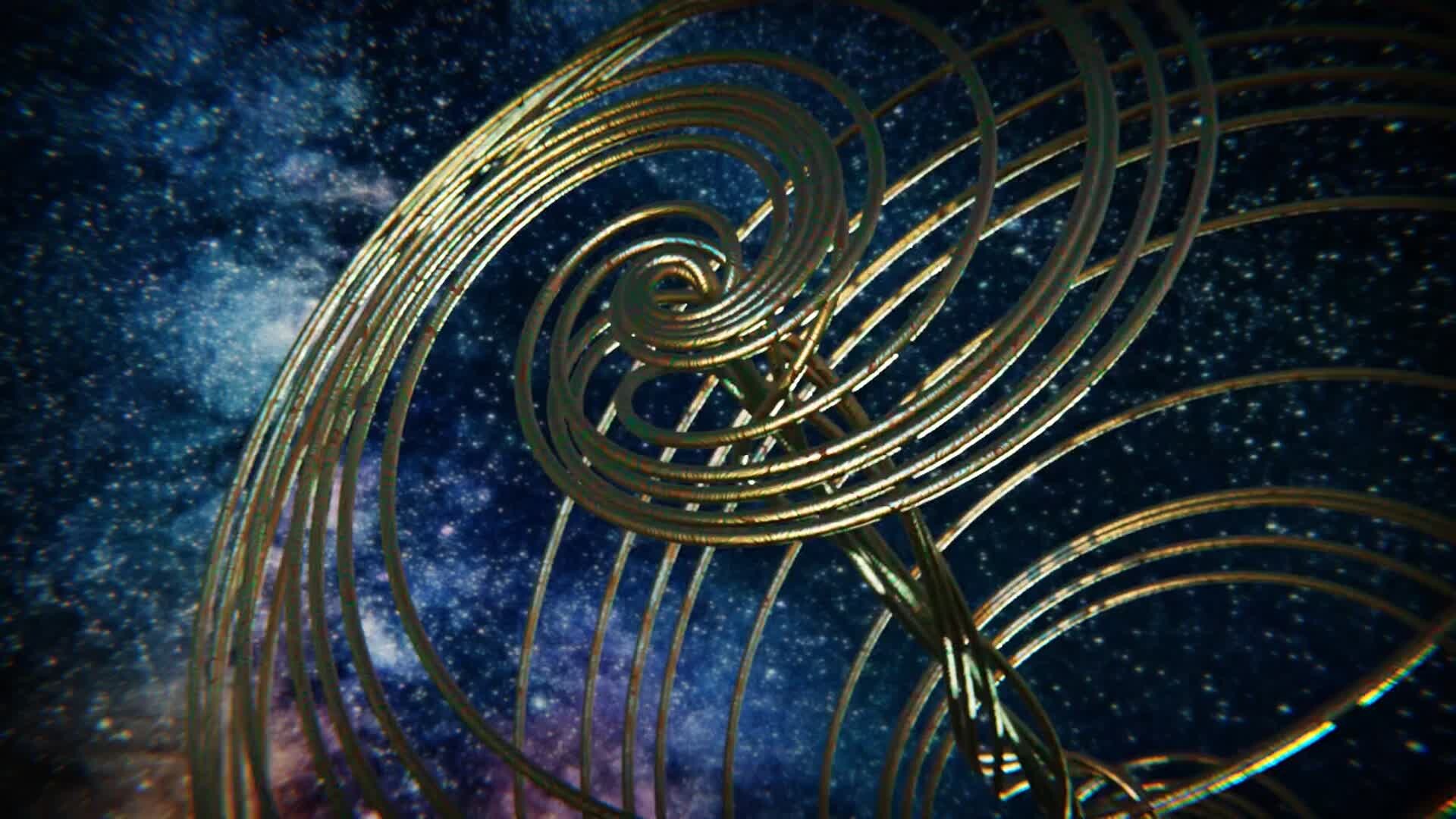 ArtStation - strange attractor-Blender Practise