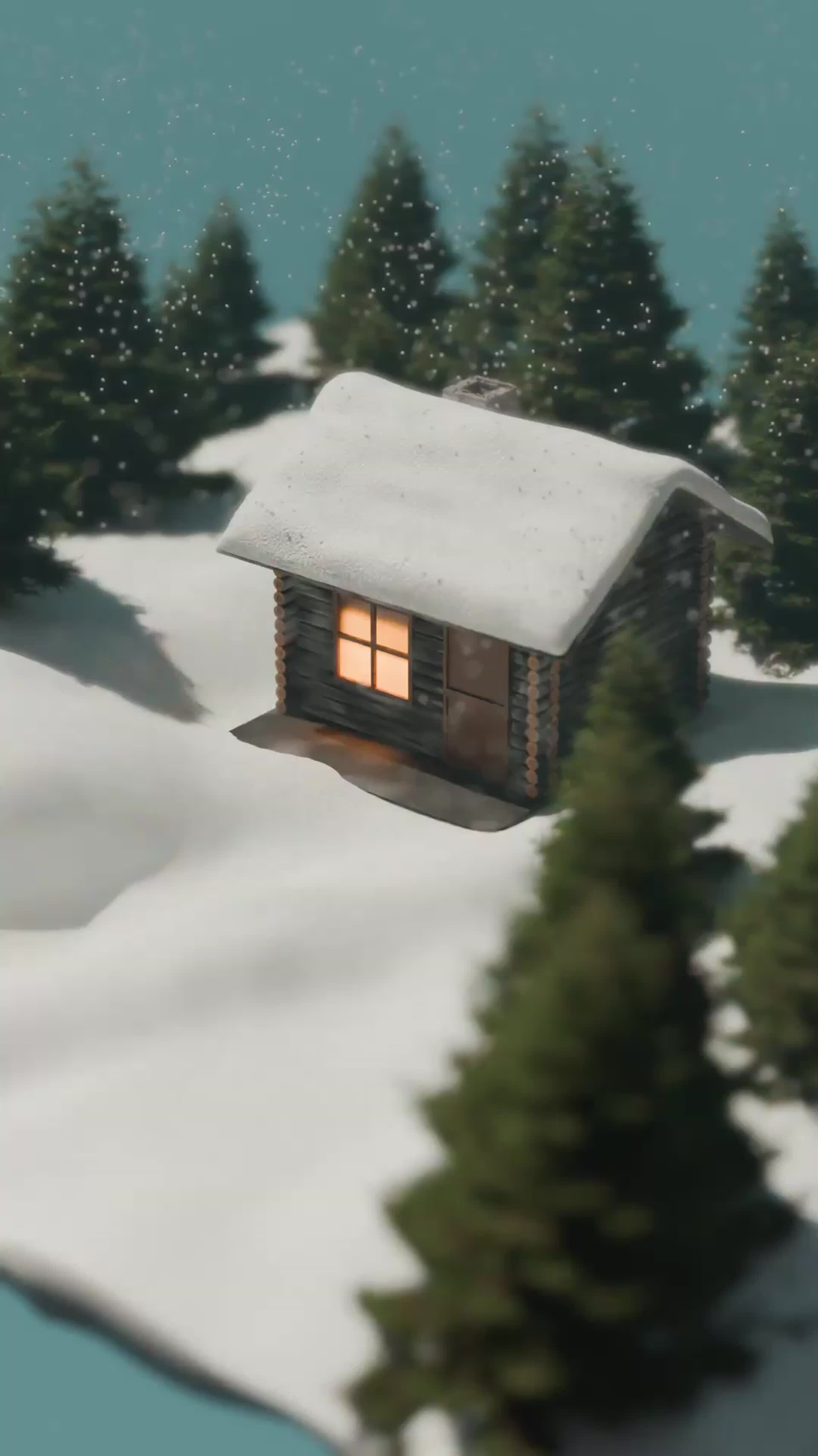 ArtStation - Log cabin