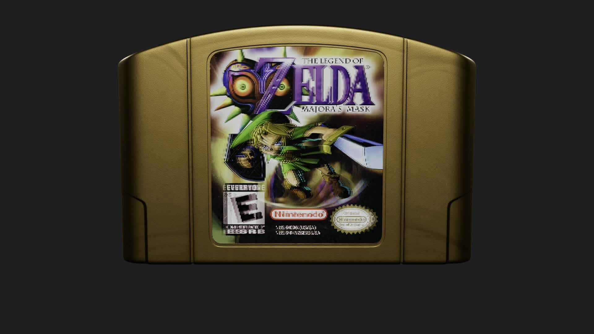 ArtStation - Majora's Mask Gold Cartridge Turntable ft. Holographic ...