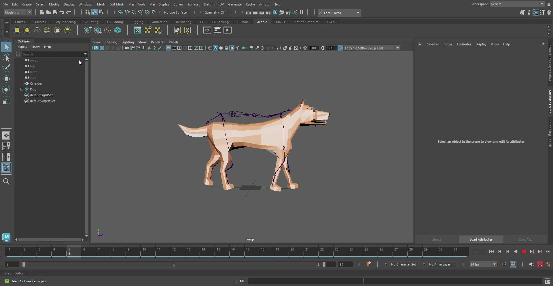 ArtStation - Low Poly Dog Animation Loops