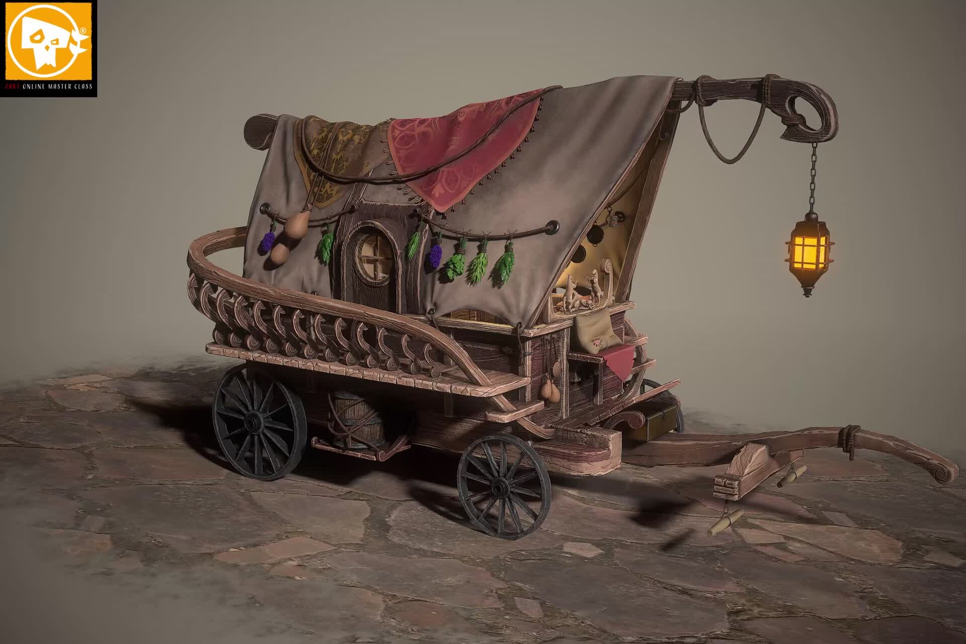 ArtStation - Sendarian Wagon Cart