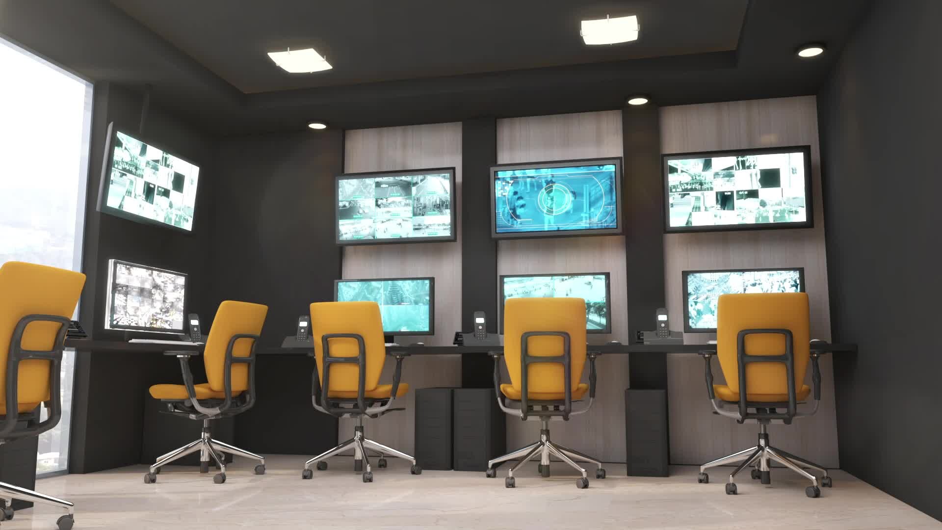 ArtStation - 3D Monitoring Room