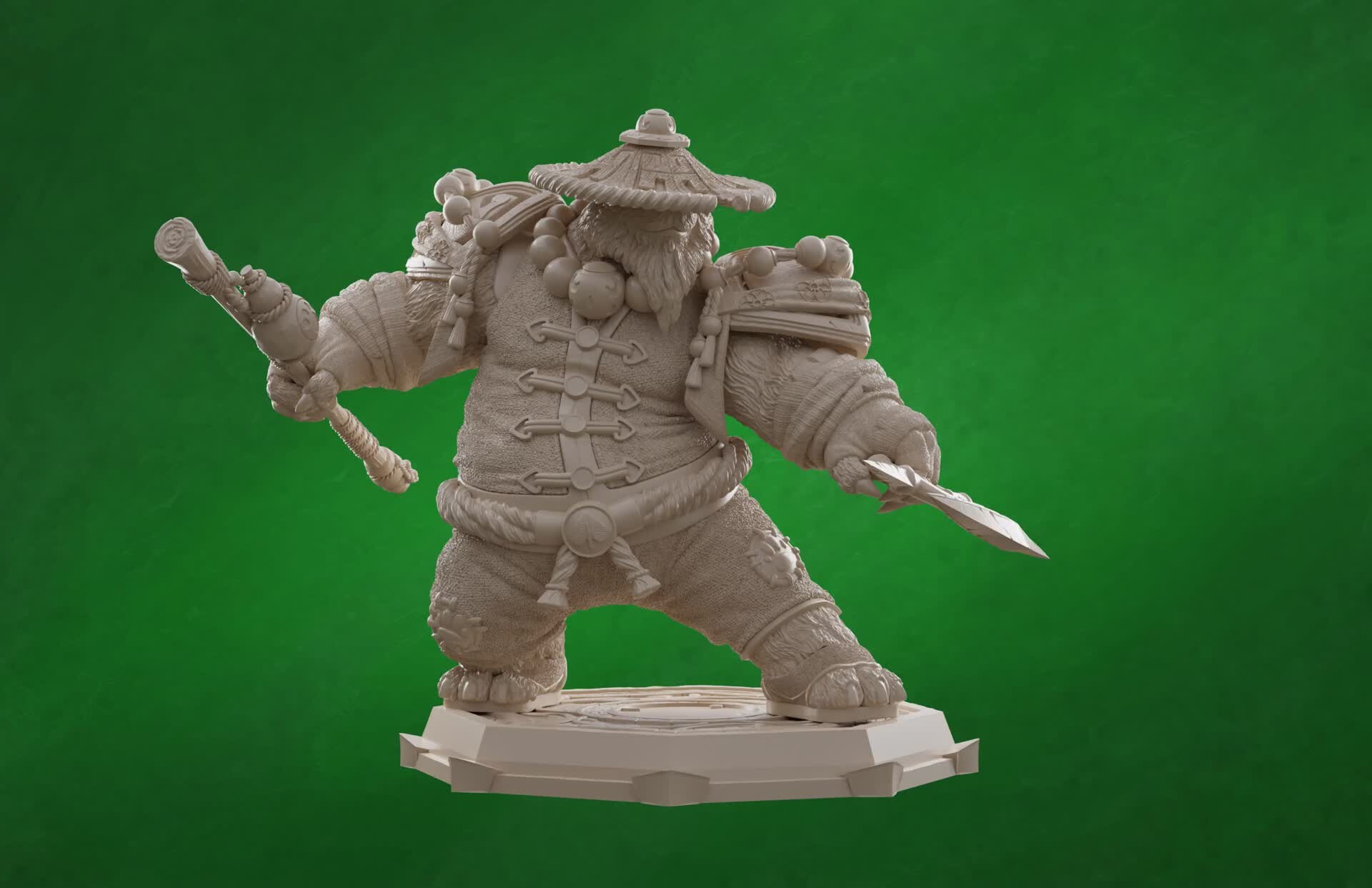 ArtStation - World of Warcraft Pandaren: Monk & Rogue 1:12 Scale Posed ...