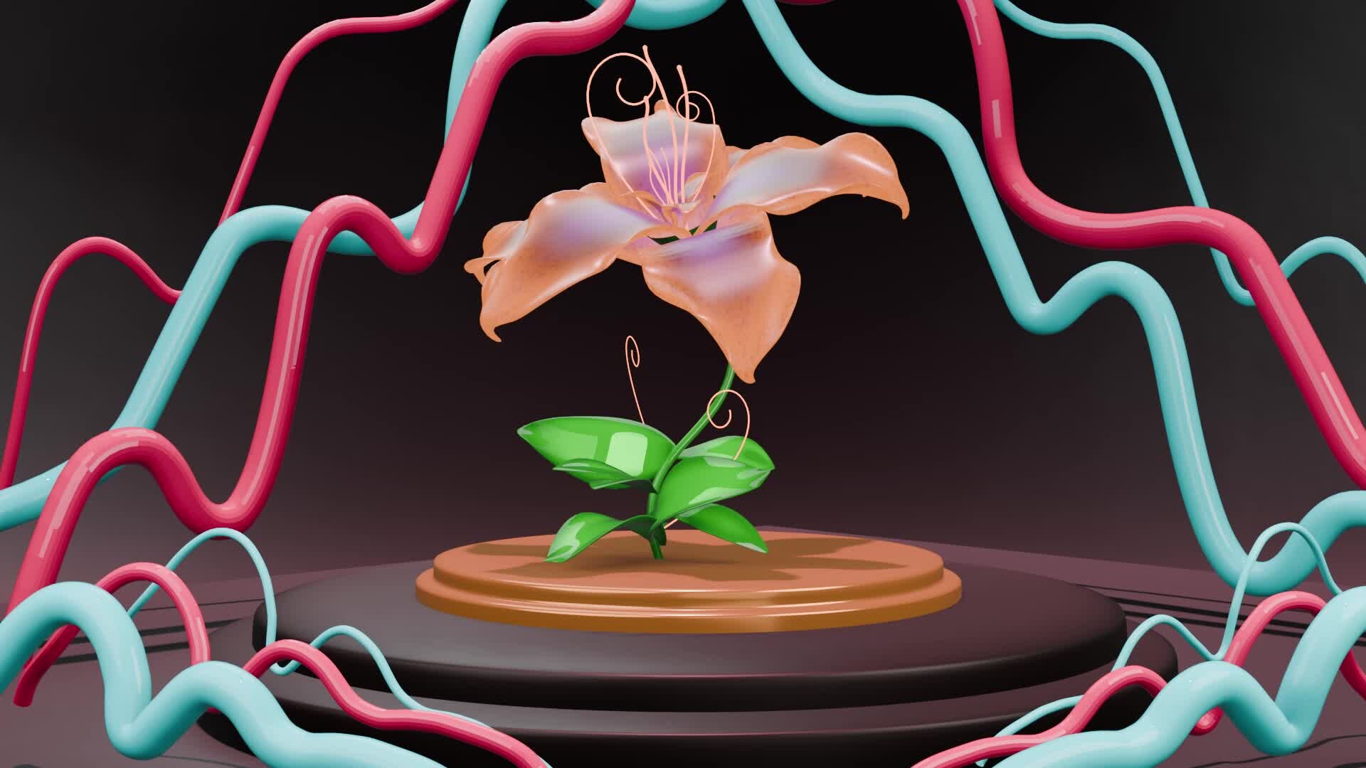 ArtStation - MODELO 1 - FLOR ENREDADOS - AGENCIA NINI