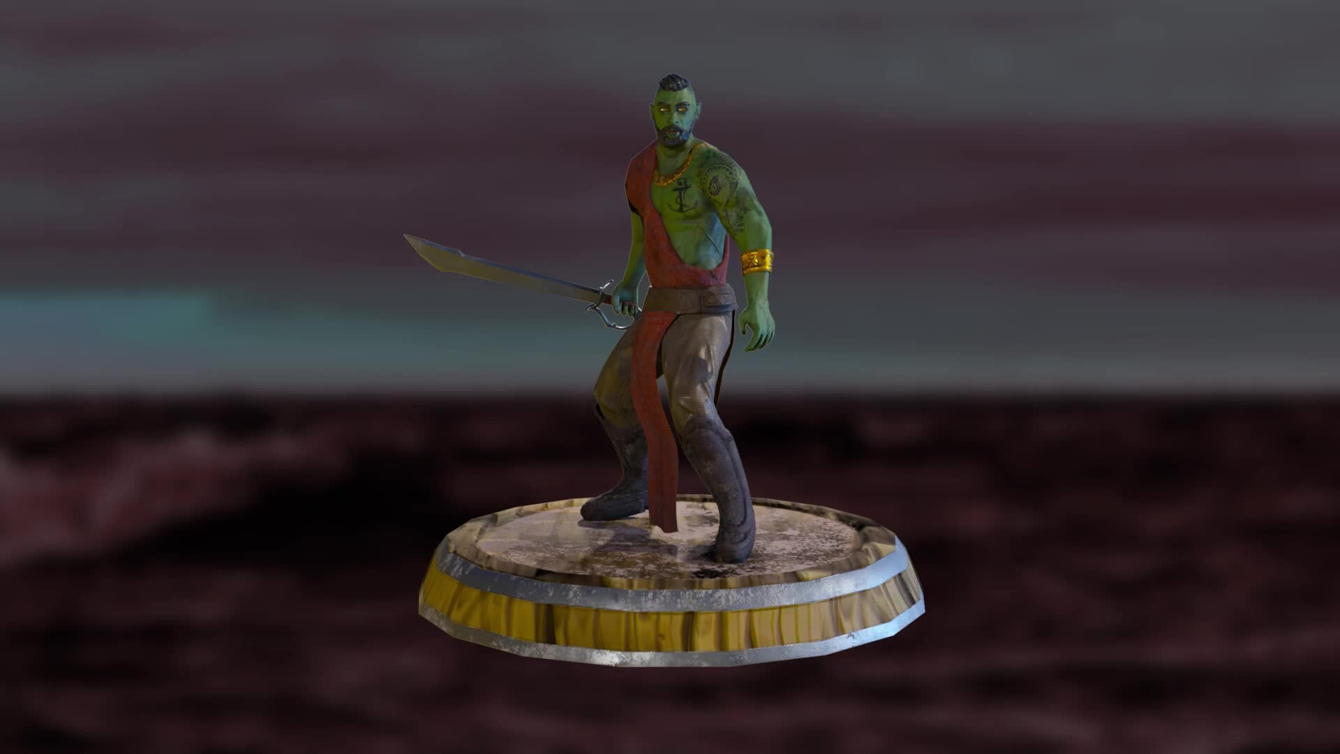 ArtStation - Sailor of Eldritch Seas - Character Model