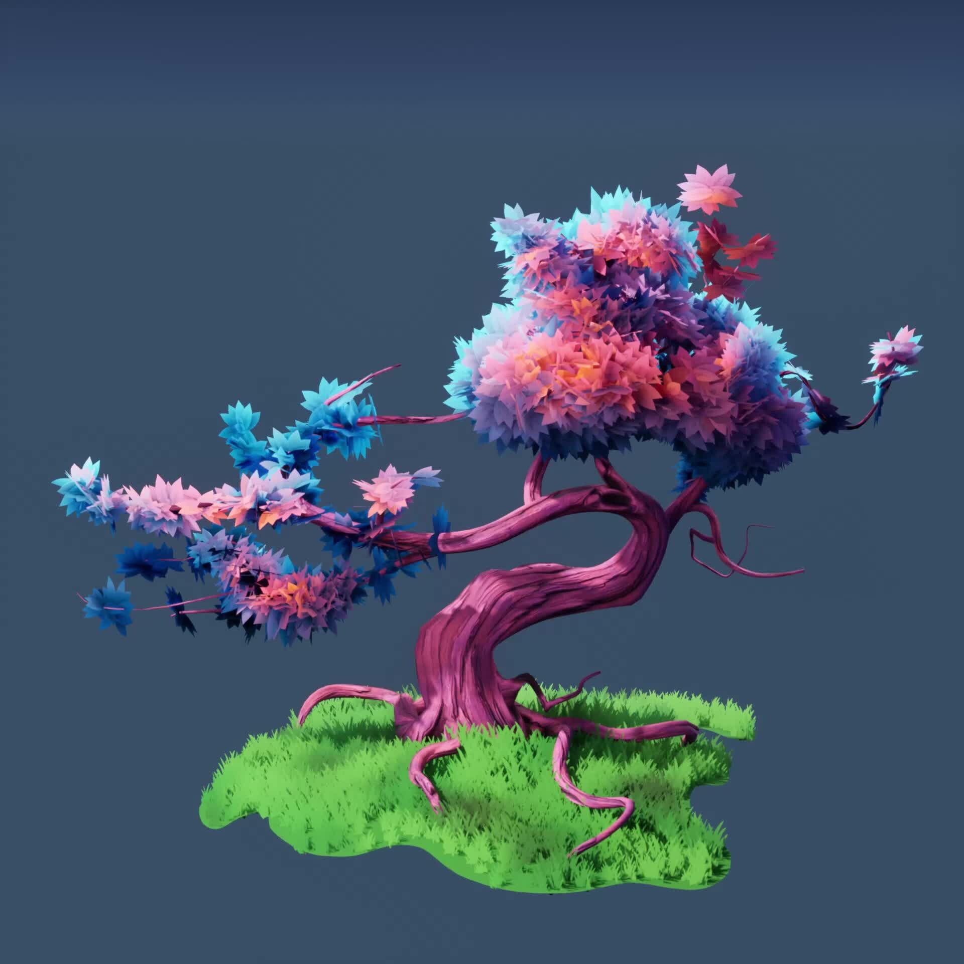ArtStation - Stylized tree 4