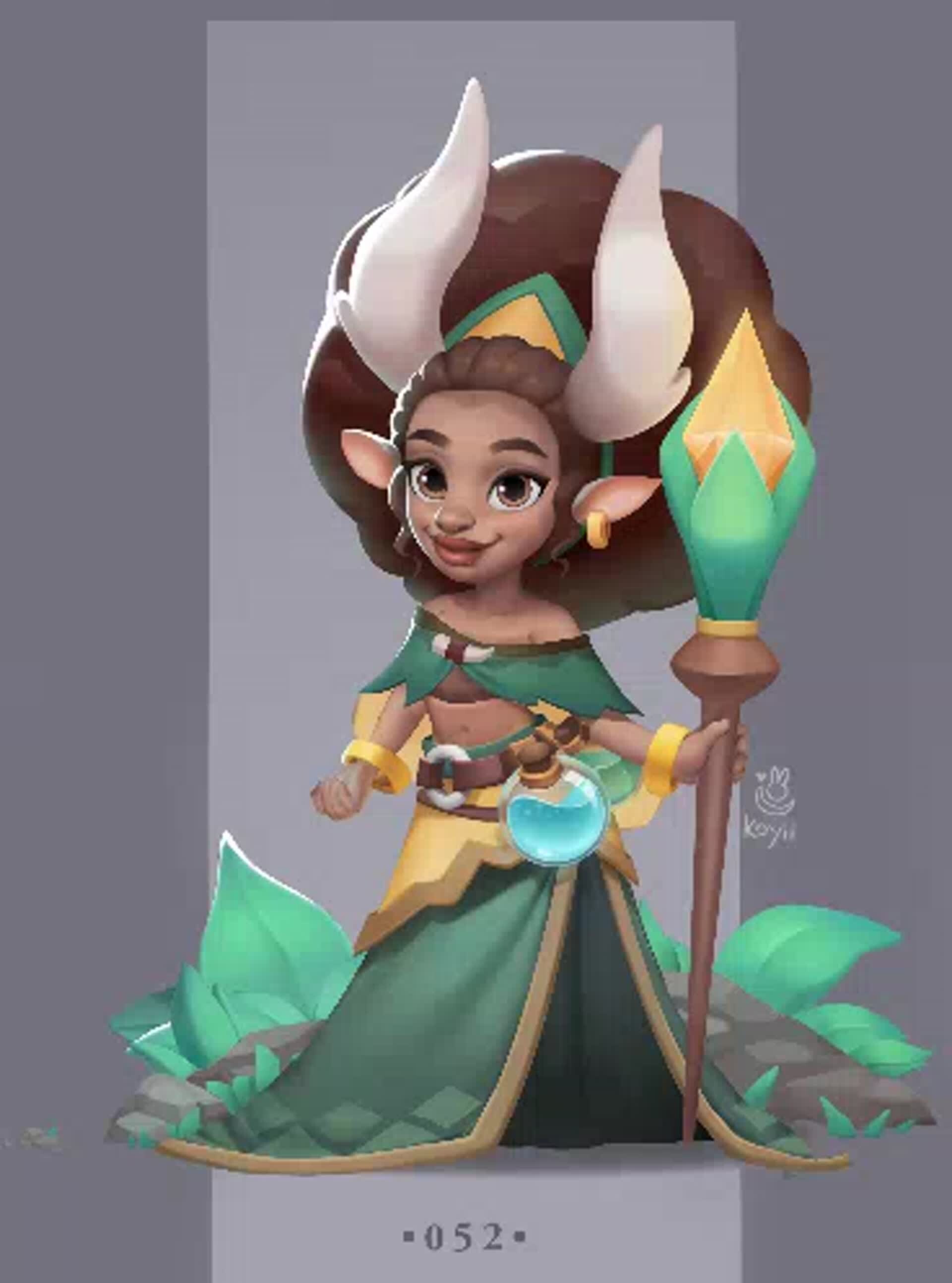ArtStation - Magic woman