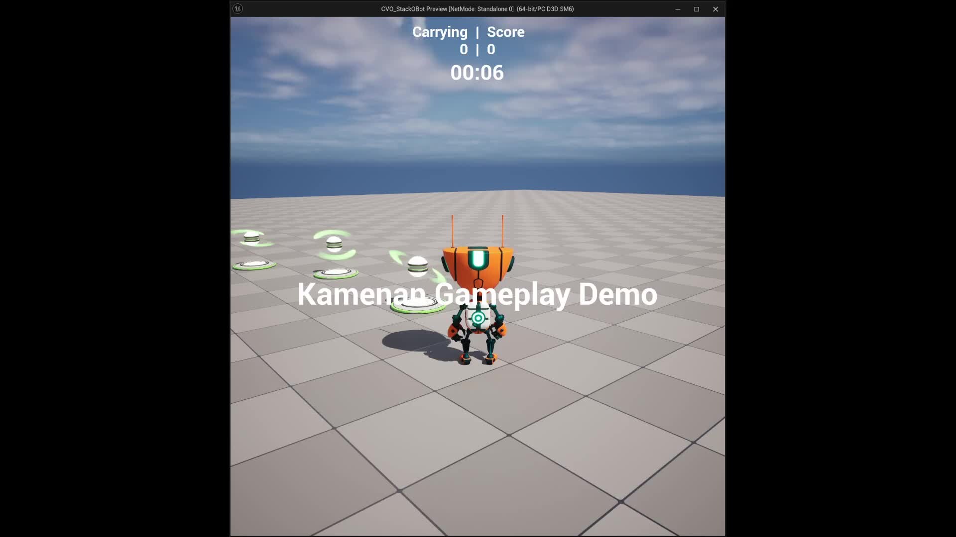 ArtStation - Stackbot end screen in Unreal Engine 5