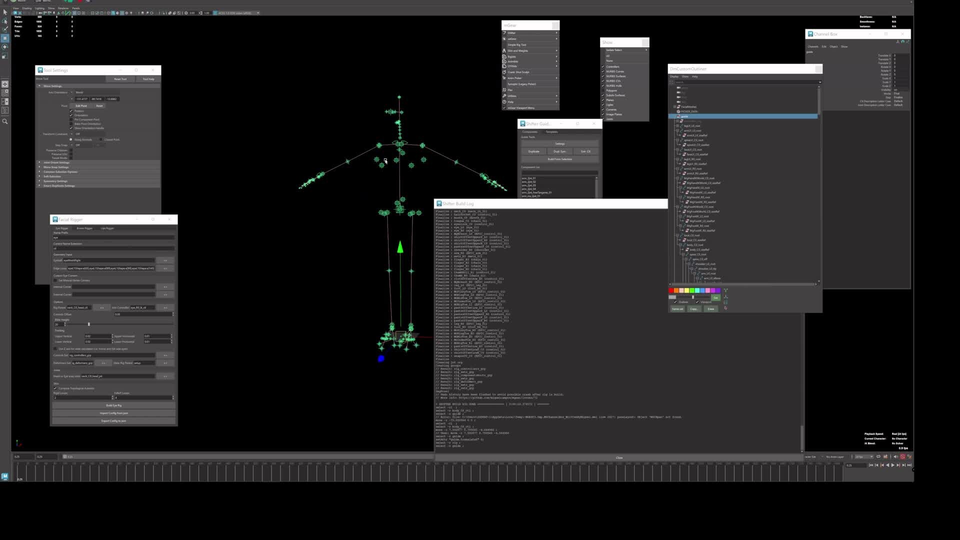 ArtStation - Mgear rigging with Python Post scripts