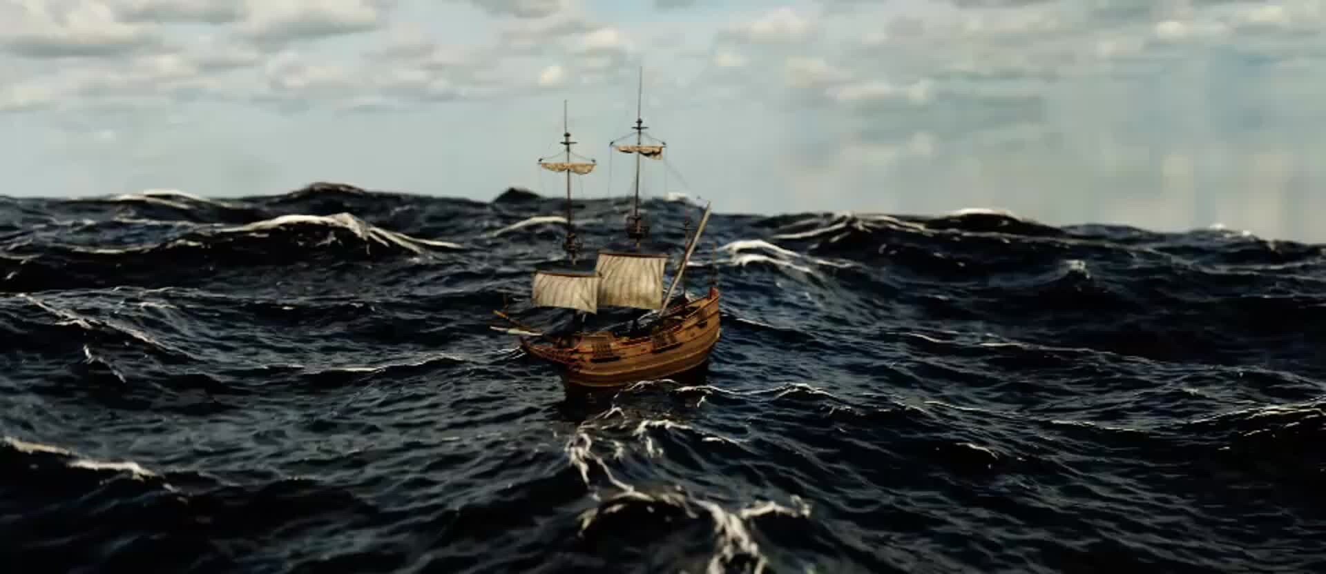 ArtStation - A Sailing Ship Animation
